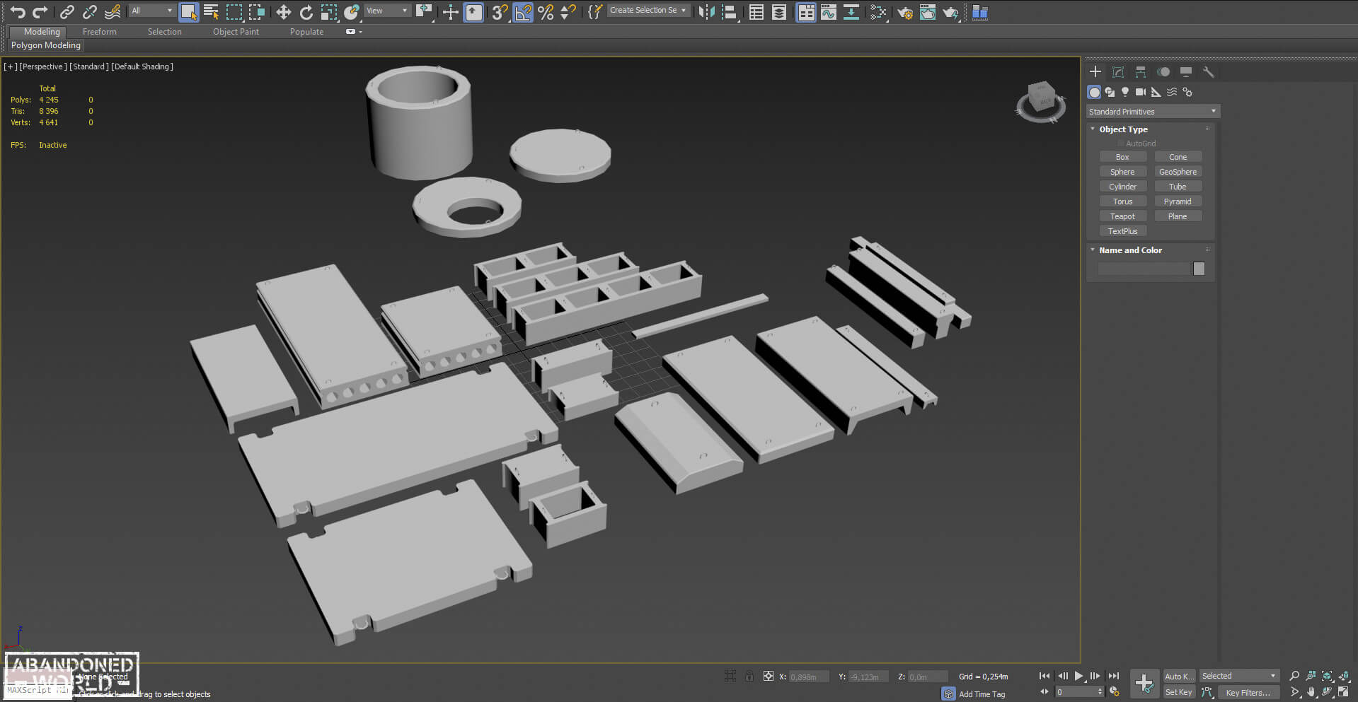 Concrete Blocks Pack - 3D Model by Abandoned World