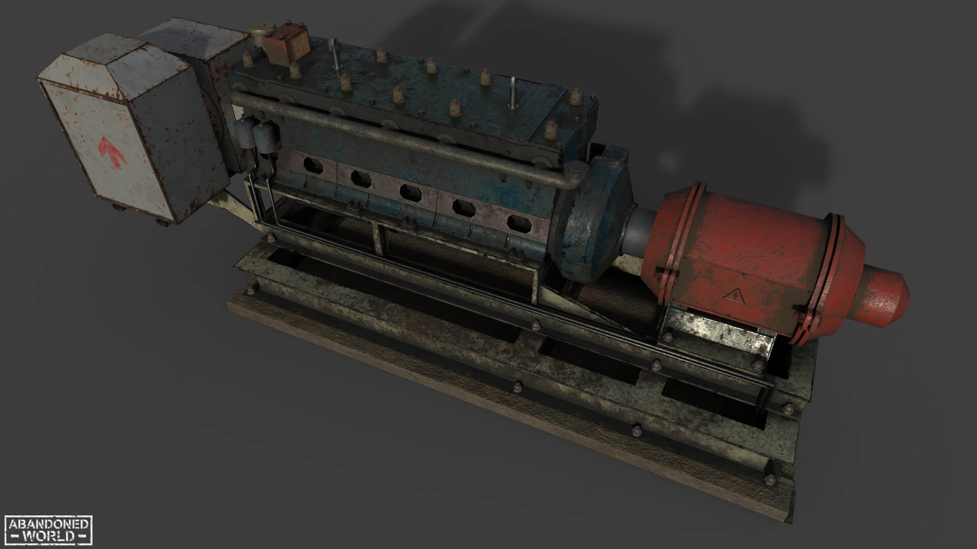Diesel Generator Old - 3D Model by Abandoned World