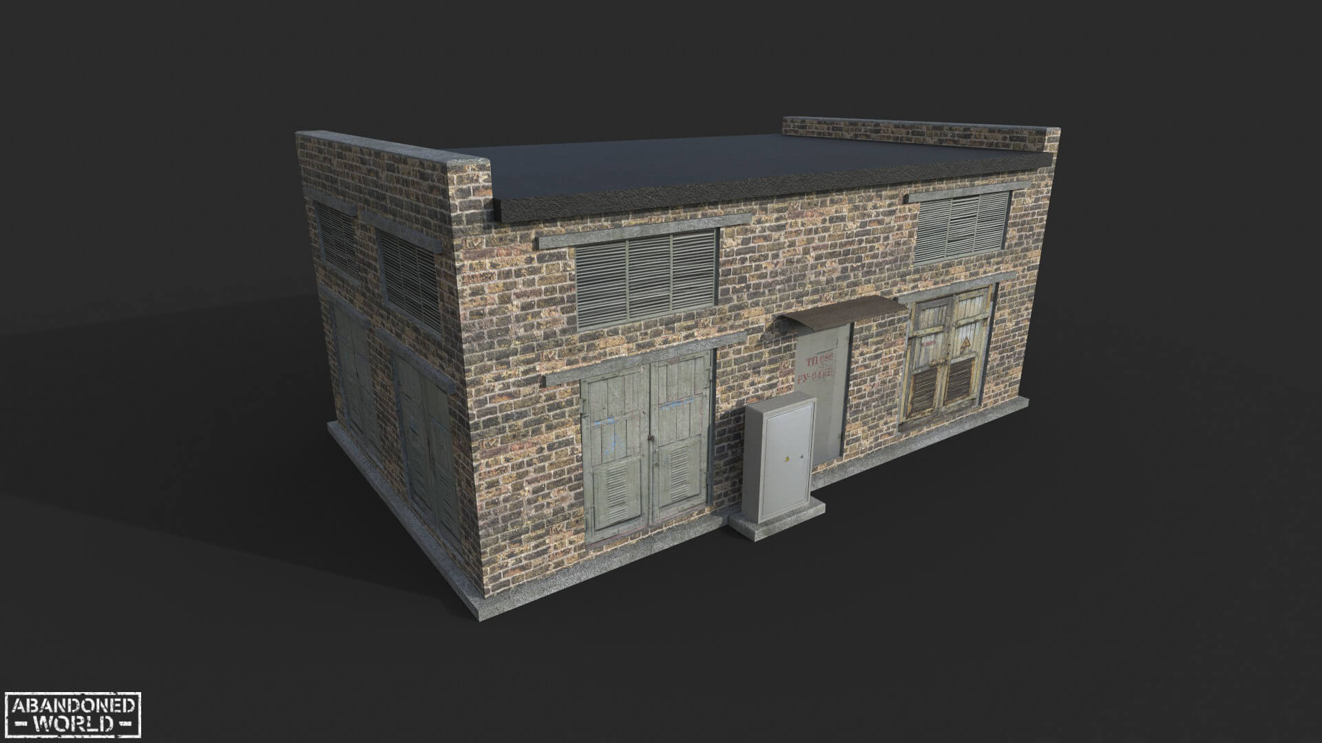 Electrical Substation - Free 3D Model by Abandoned World