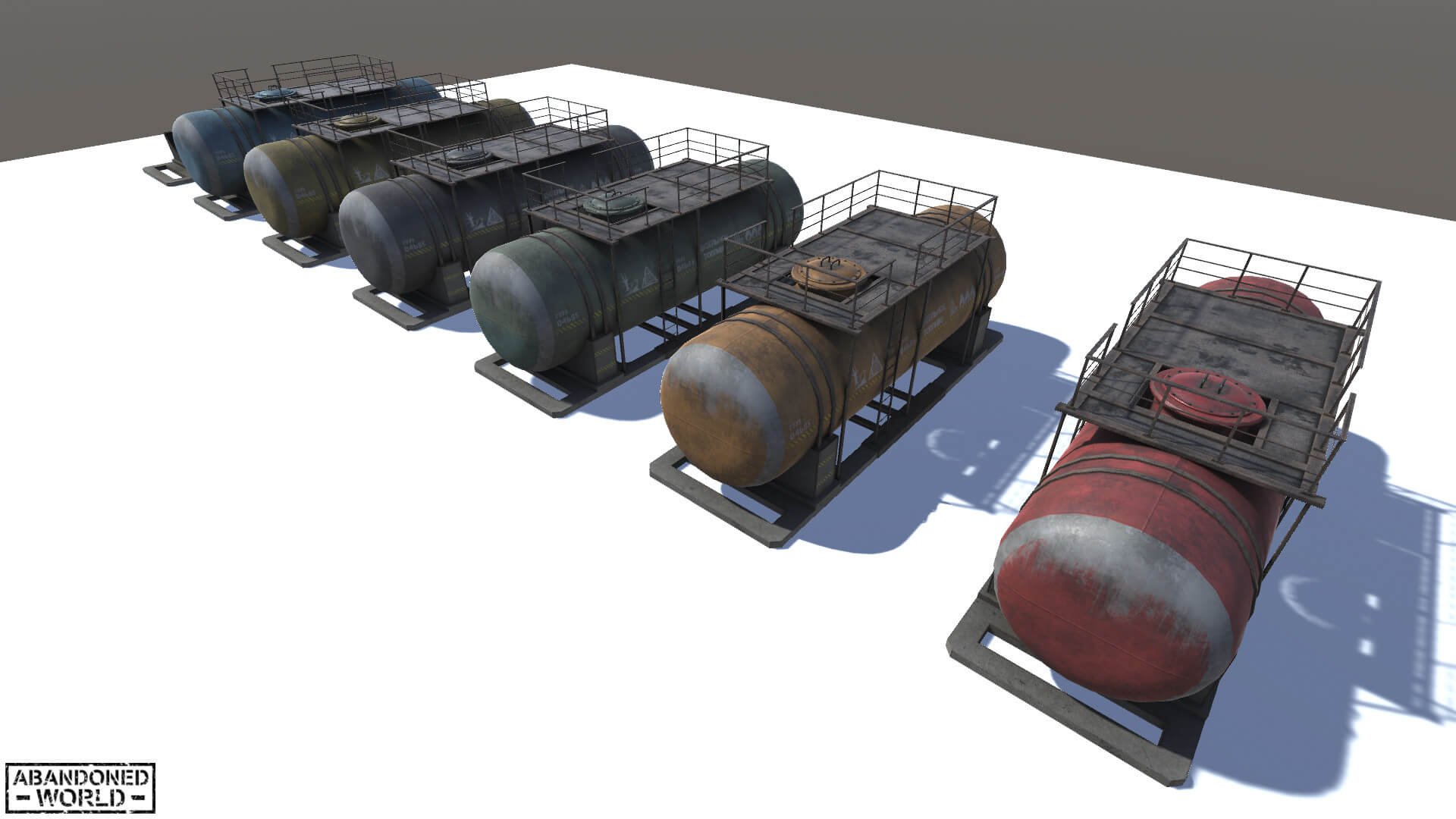 Fuel Tank Diesel - 3D Model by Abandoned World