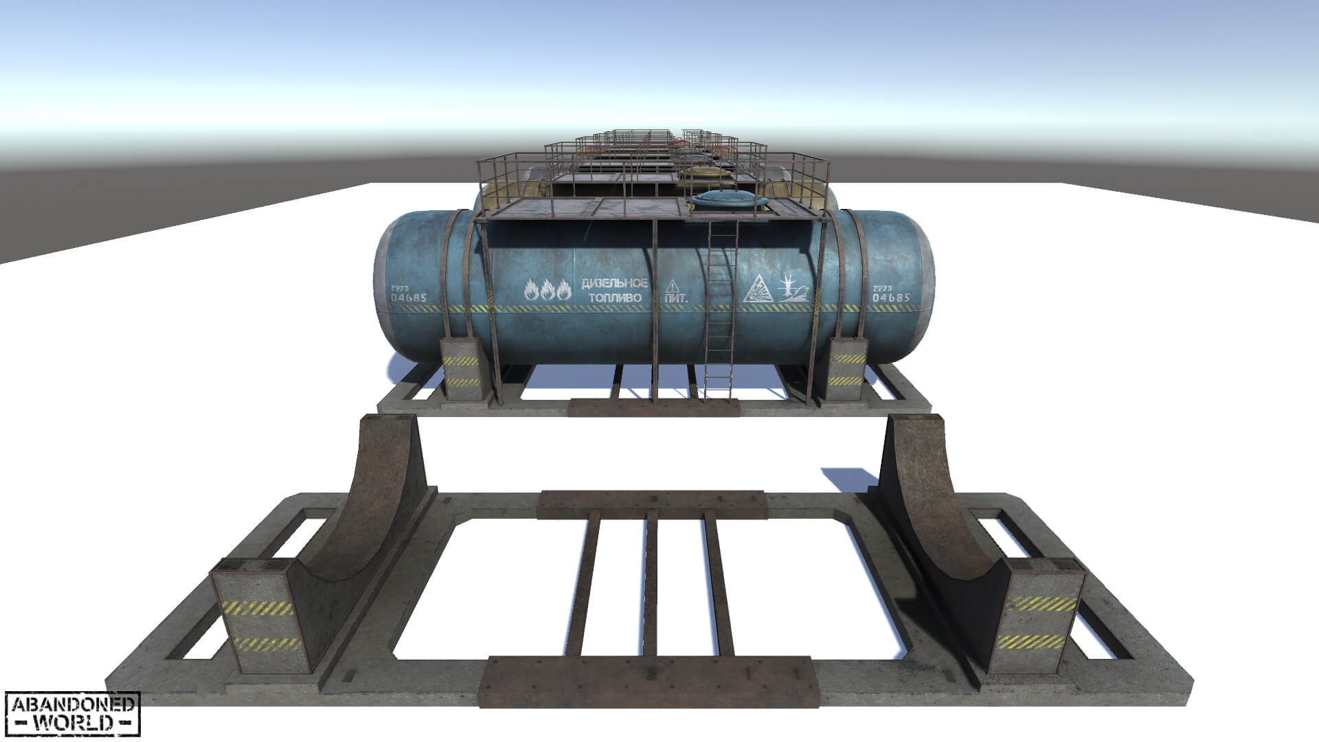 Fuel Tank Diesel - 3D Model by Abandoned World