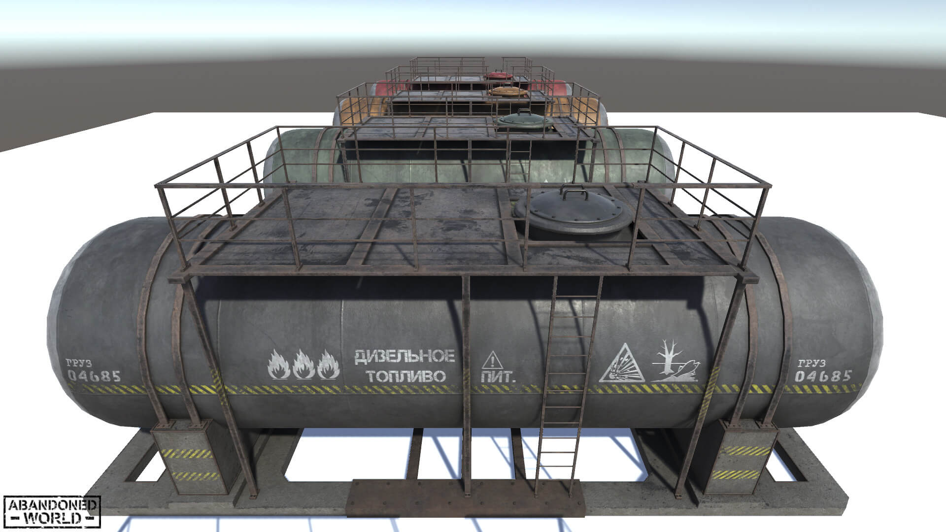 Fuel Tank Diesel - 3D Model by Abandoned World
