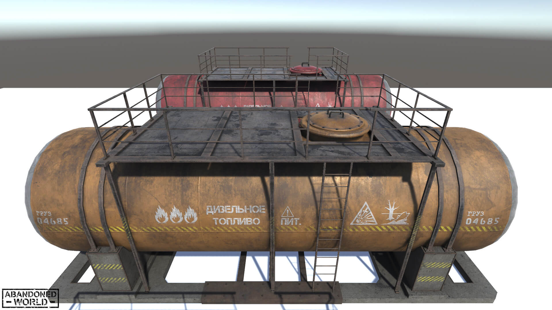 Fuel Tank Diesel - 3D Model by Abandoned World