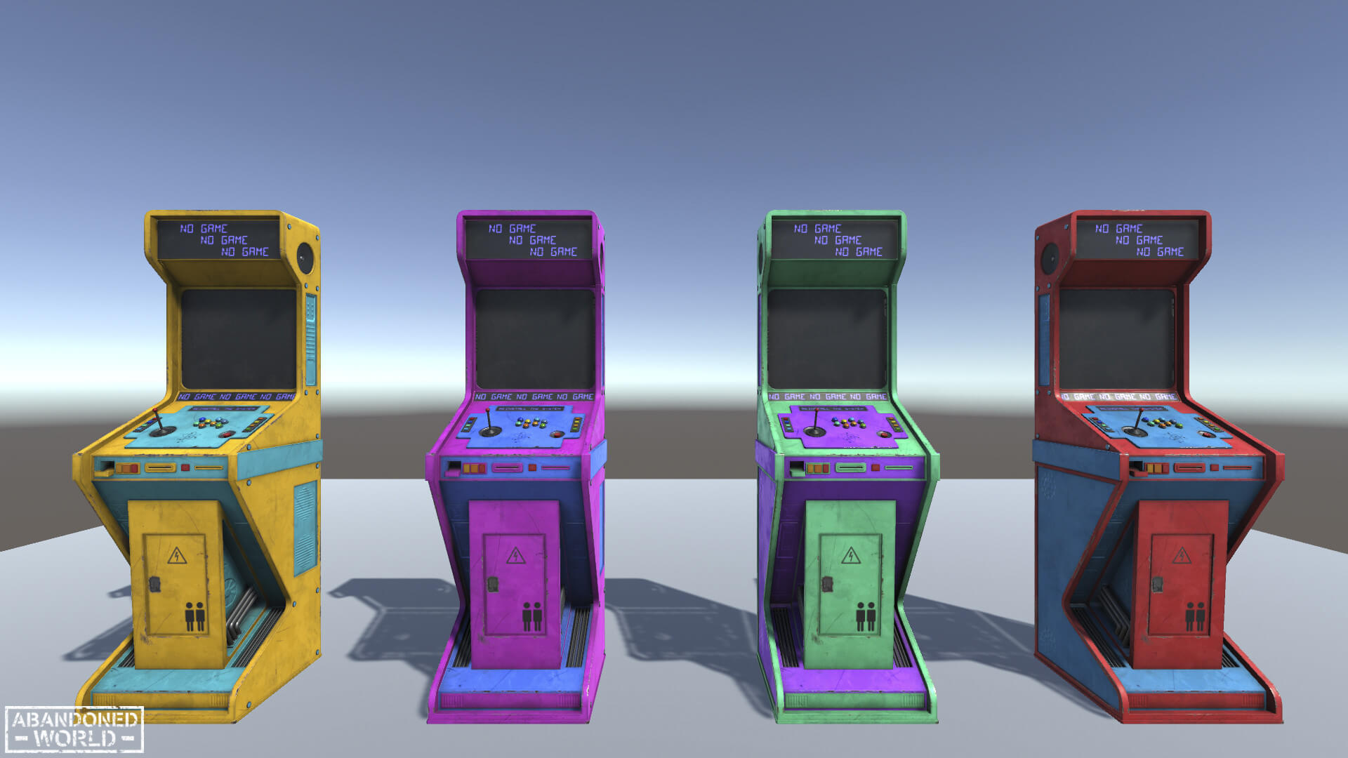 Game Machine - 3D Model by Abandoned World