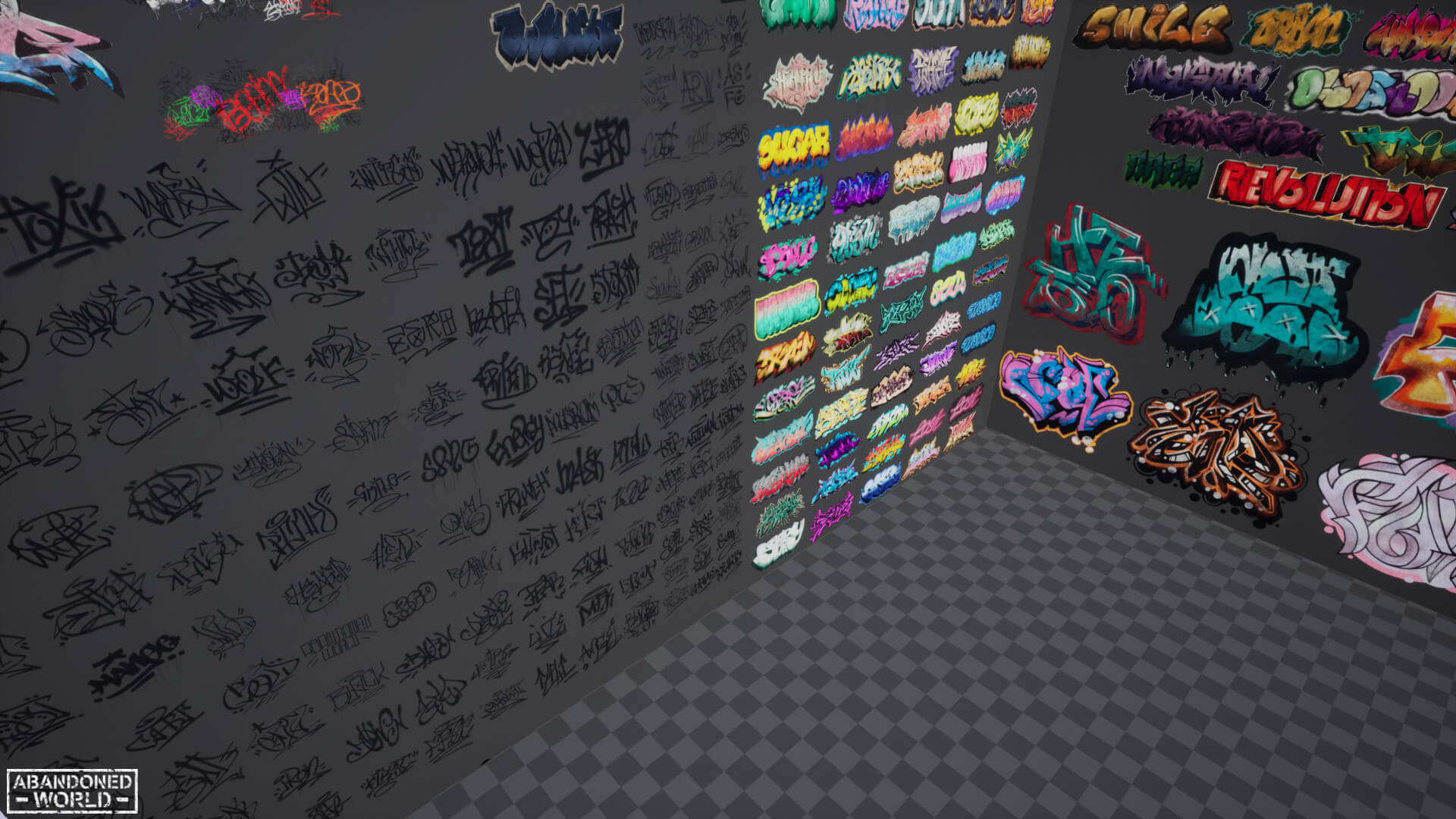 Graffiti Pack Decals 5 in 1 for UE4 & Unity - 3D Material or Shader by ...
