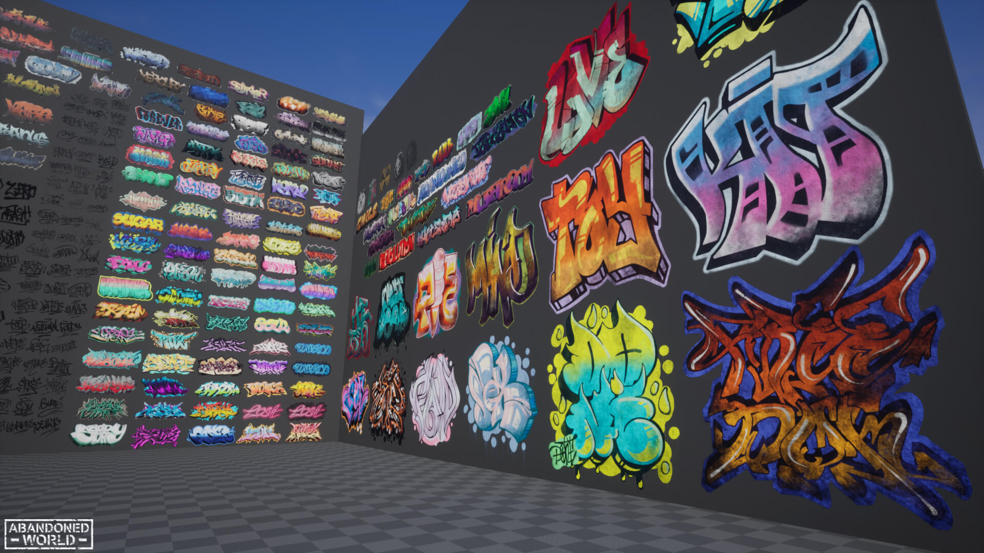 Graffiti Pack Decals 5 in 1 for UE4 & Unity - 3D Material or Shader by ...