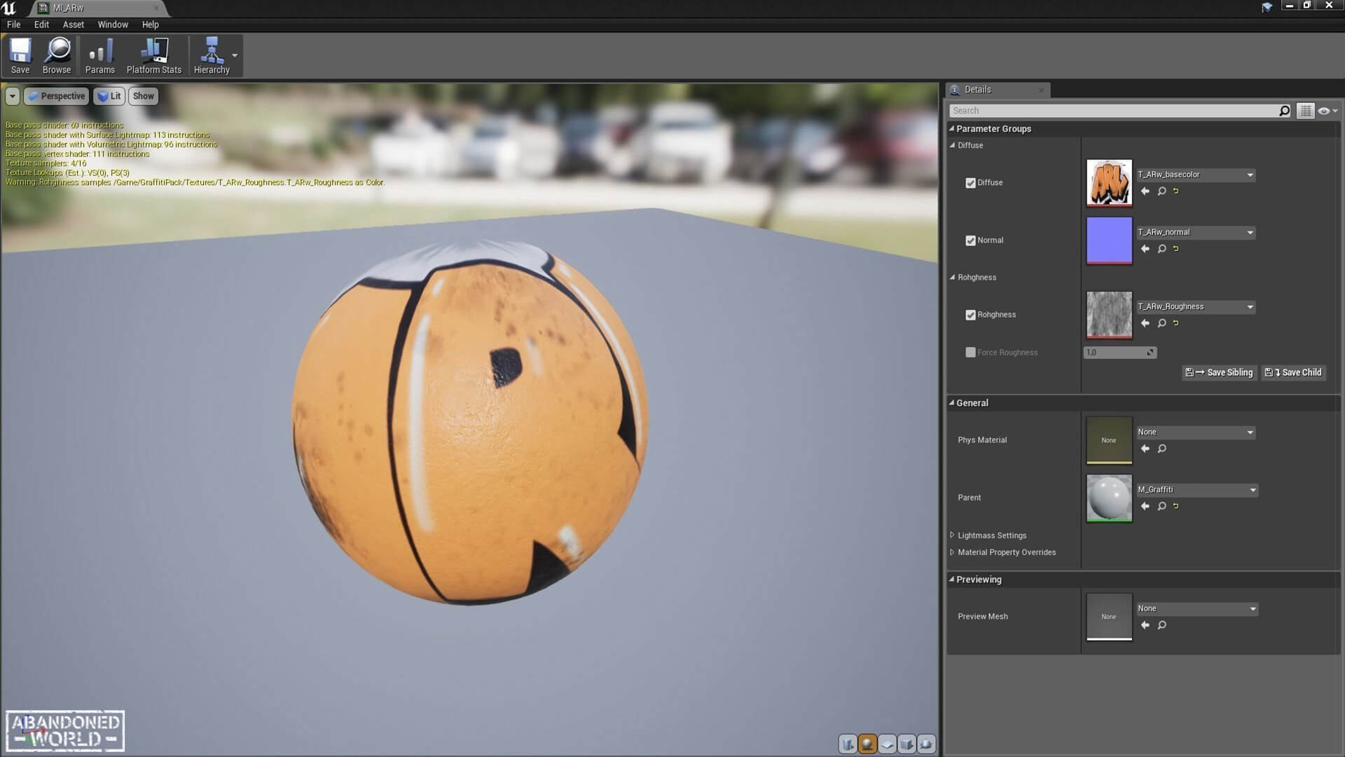 Graffiti Pack Decals for UE & Unity - 3D Material or Shader by Abandoned World