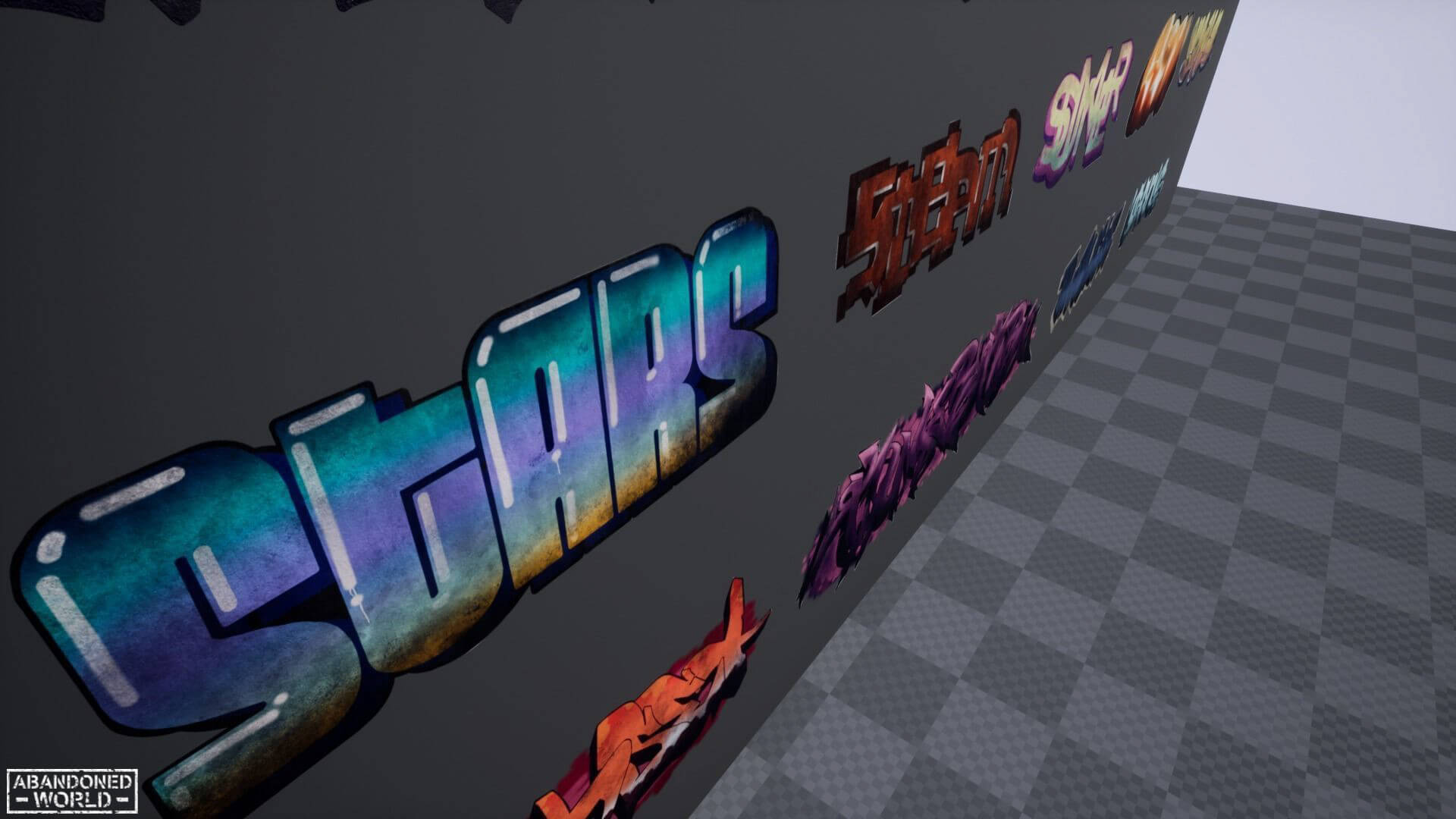 Graffiti Pack Decals II for UE & Unity - 3D Material or Shader by ...