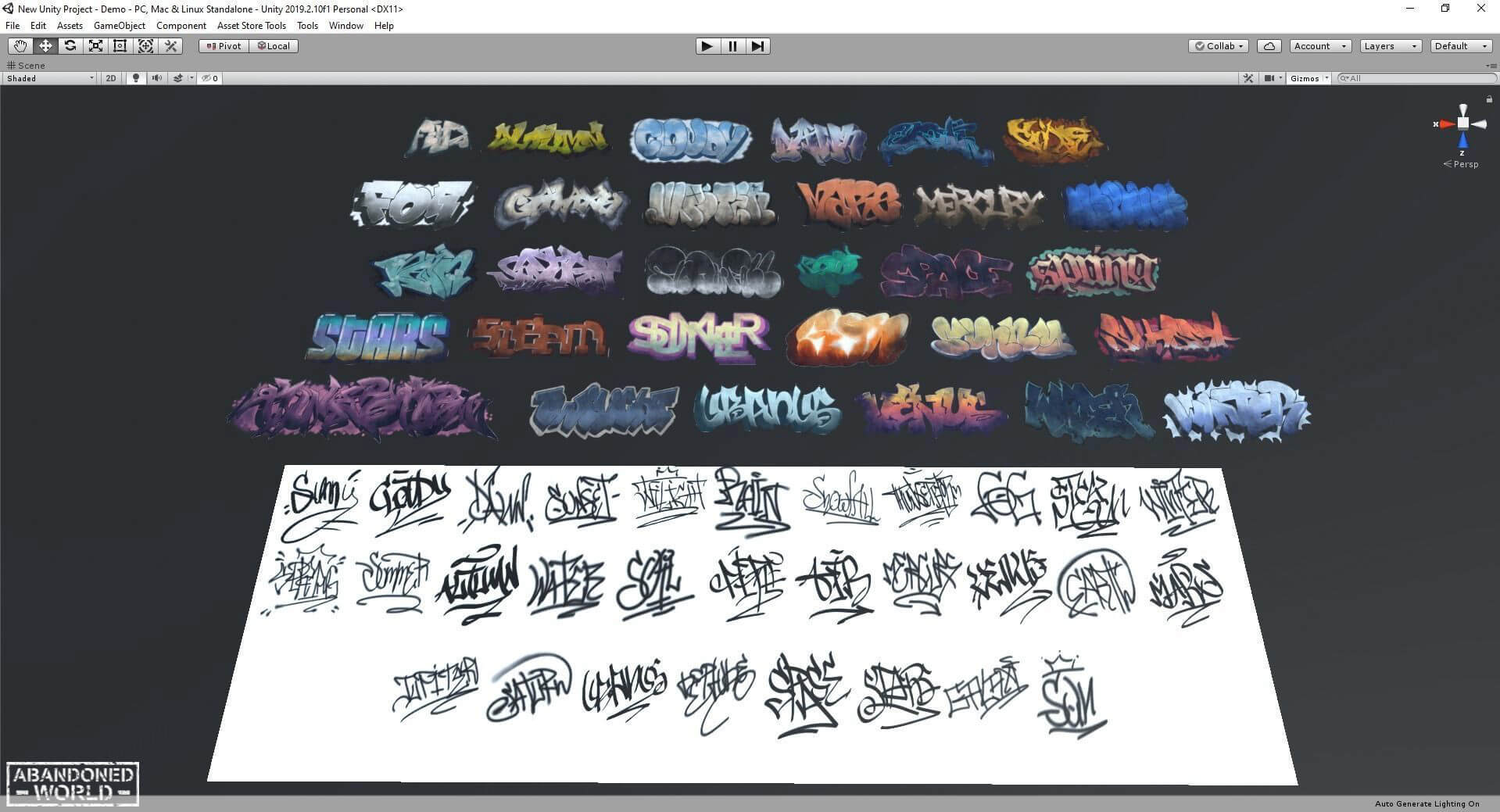 Graffiti Pack Decals II for UE & Unity - 3D Material or Shader by ...