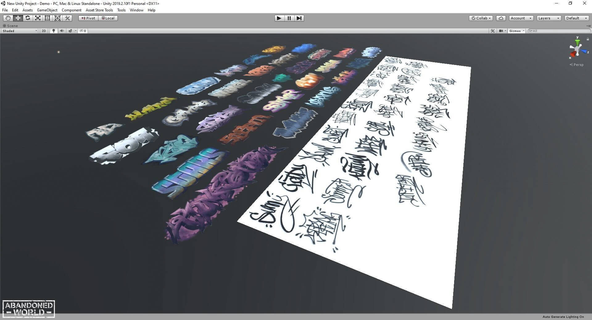 Graffiti Pack Decals II for UE & Unity - 3D Material or Shader by ...