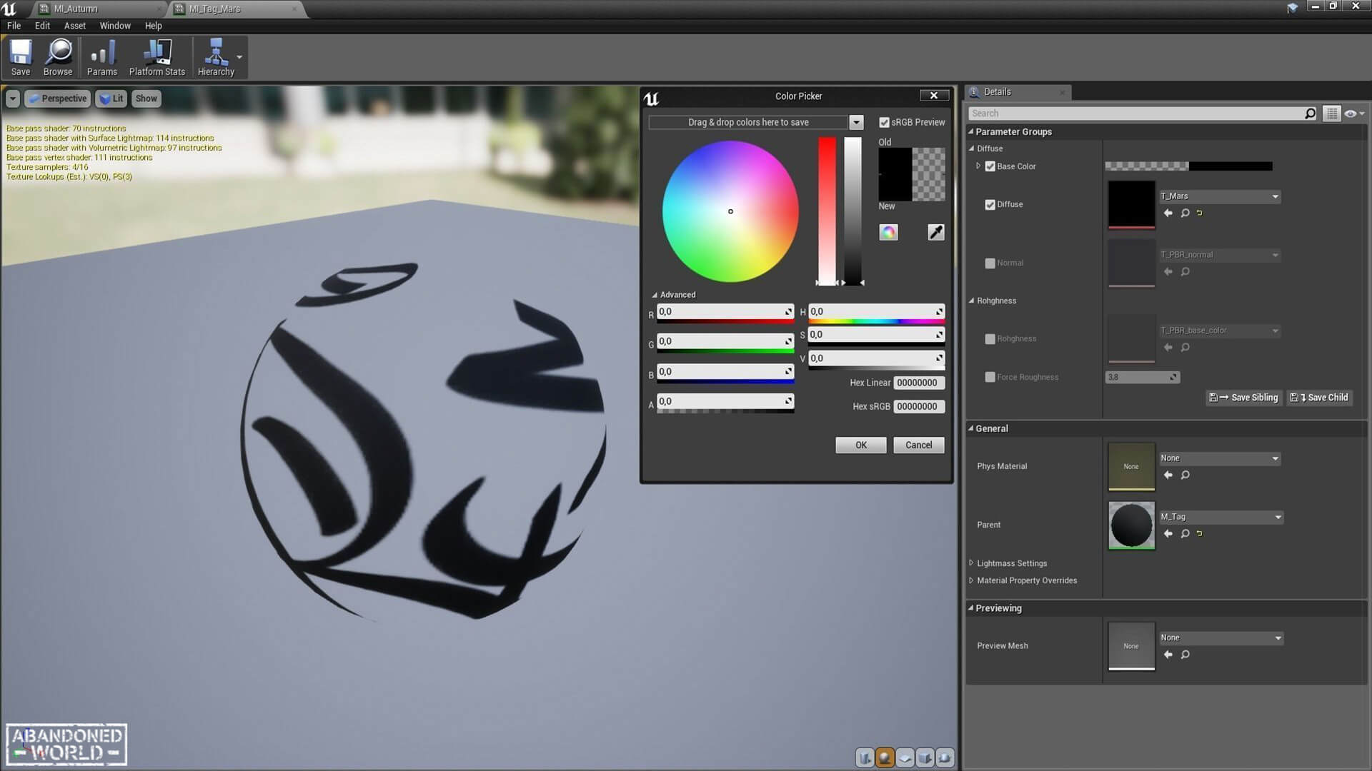 Graffiti Pack Decals II for UE & Unity - 3D Material or Shader by Abandoned World