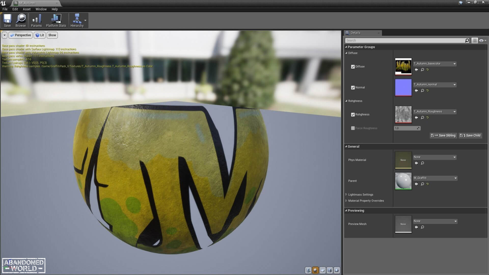 Graffiti Pack Decals II for UE & Unity - 3D Material or Shader by Abandoned World