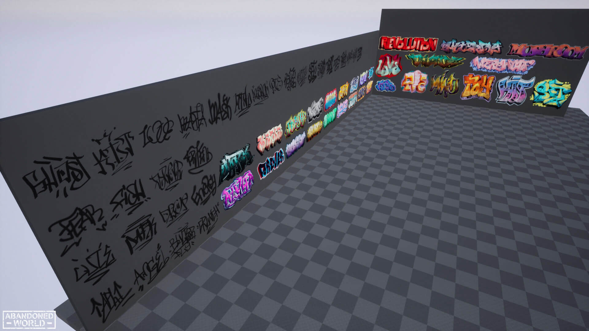 Graffiti Pack Decals III for UE4 & Unity - 3D Material or Shader by ...