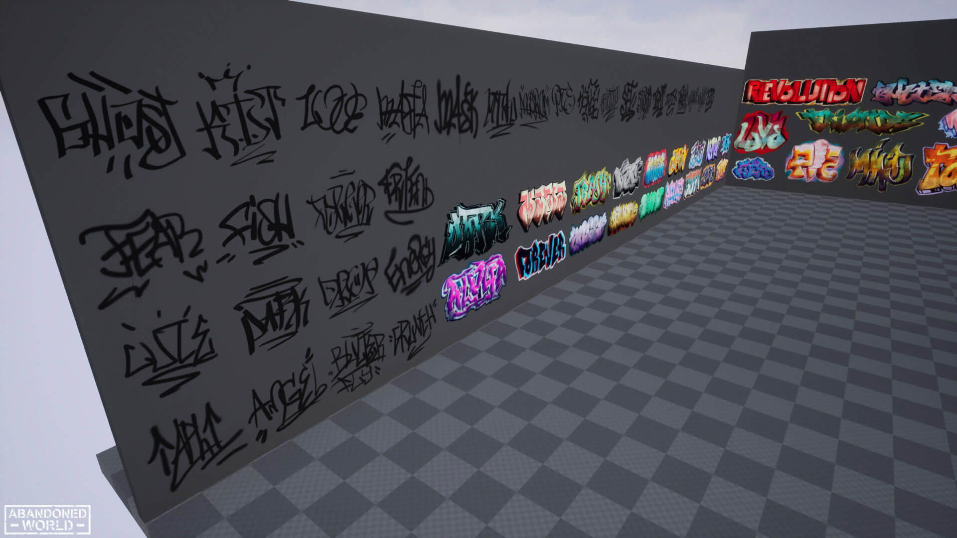 Graffiti Pack Decals III for UE4 & Unity - 3D Material or Shader by ...