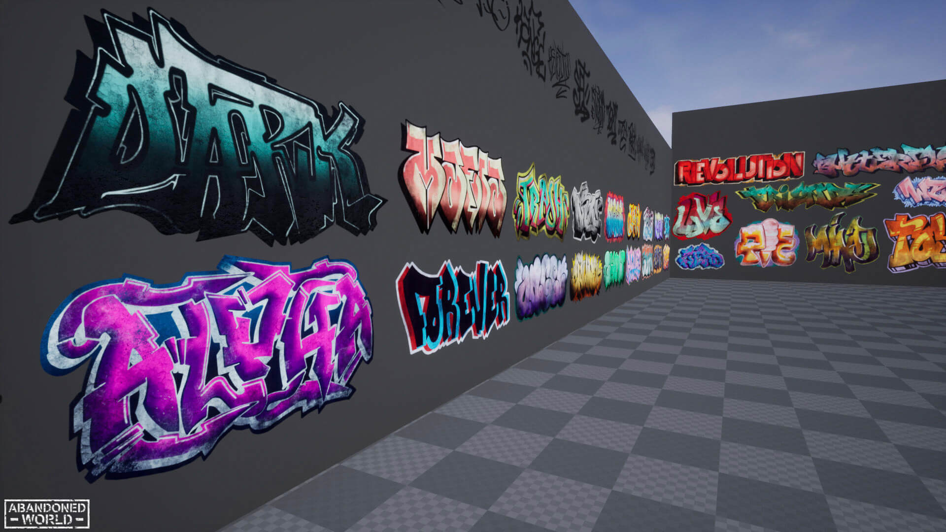 Graffiti Pack Decals III for UE4 & Unity - 3D Material or Shader by ...