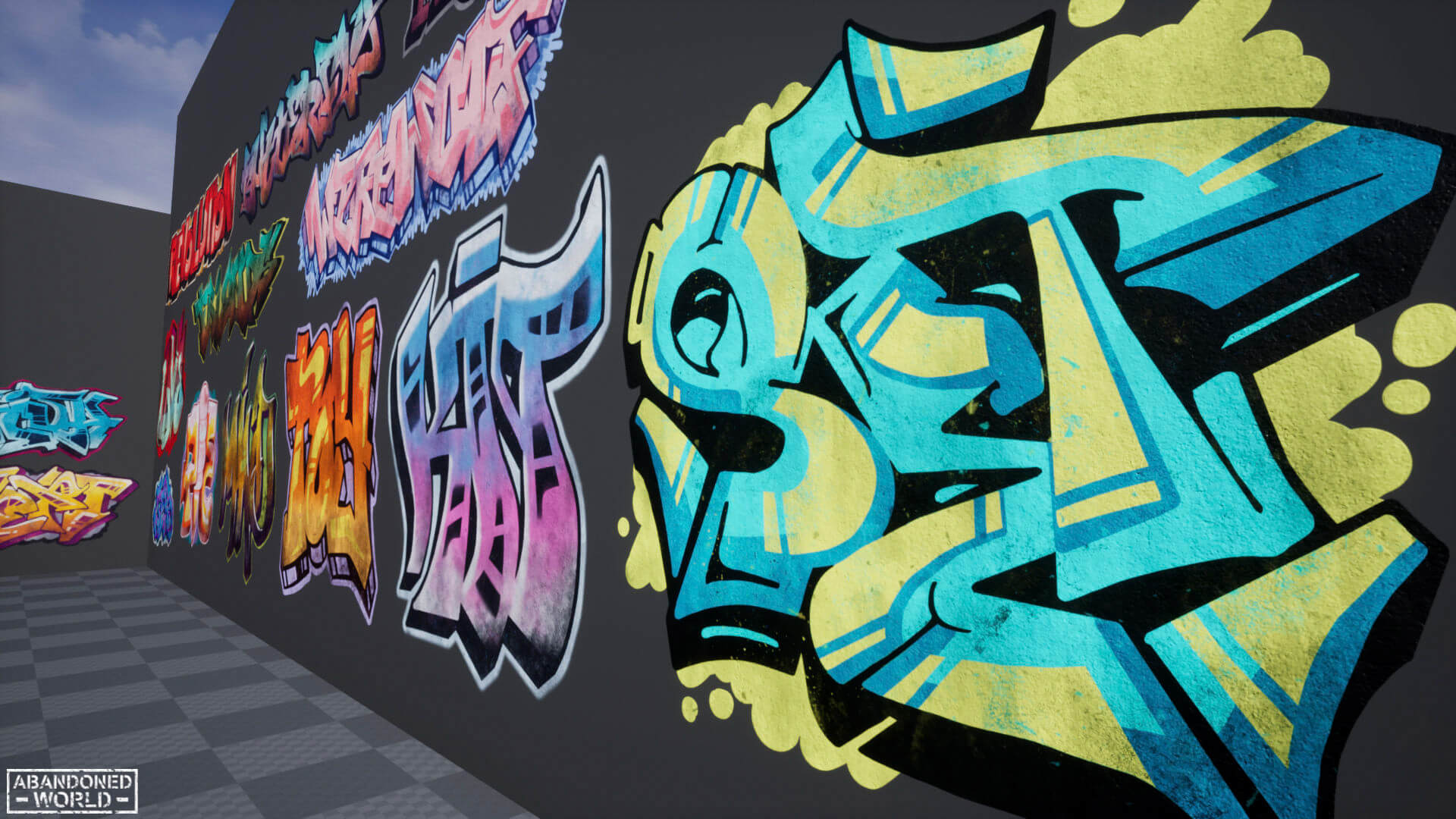 Graffiti Pack Decals III for UE4 & Unity - 3D Material or Shader by ...