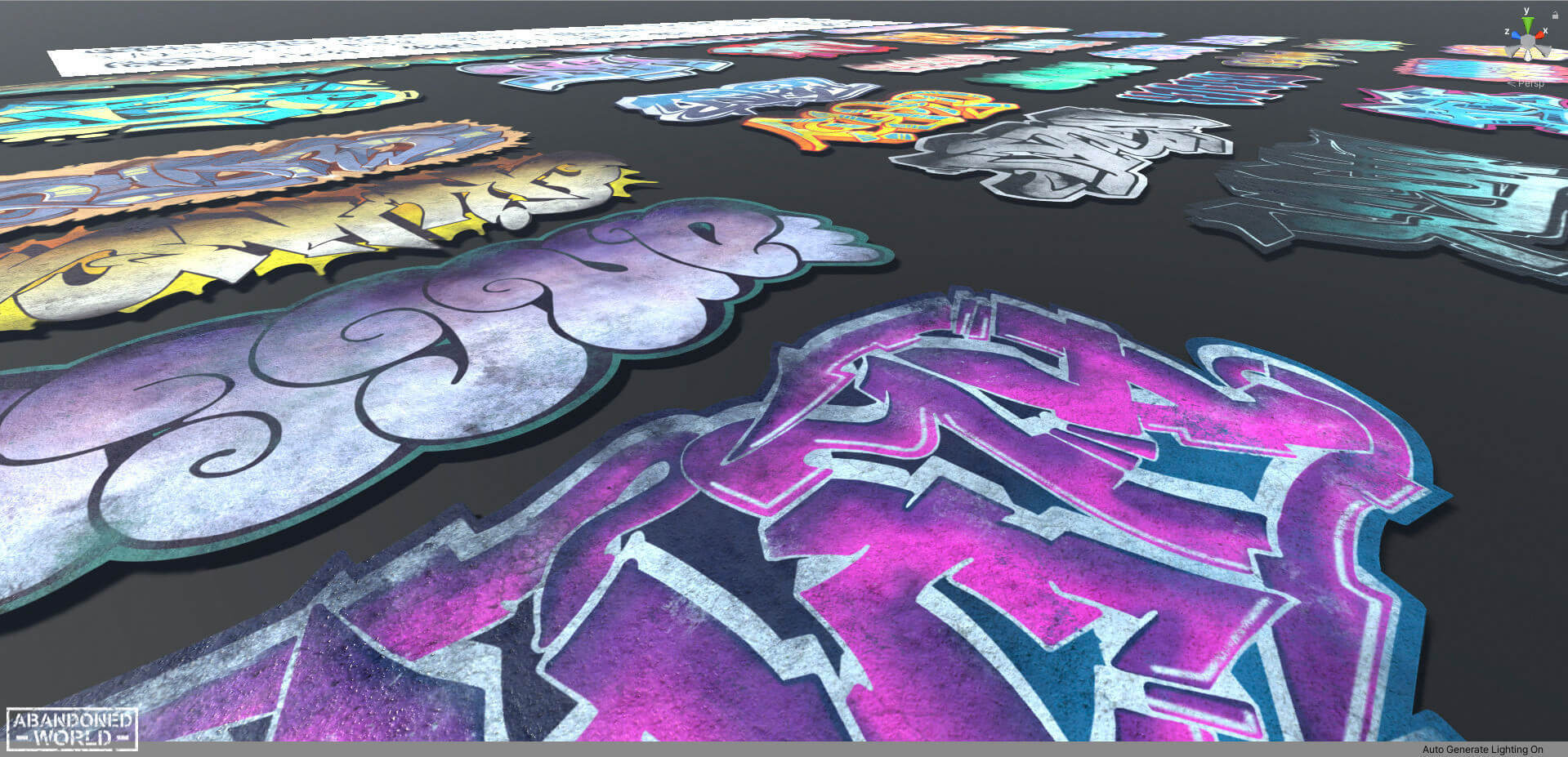 Graffiti Pack Decals III for UE4 & Unity - 3D Material or Shader by ...