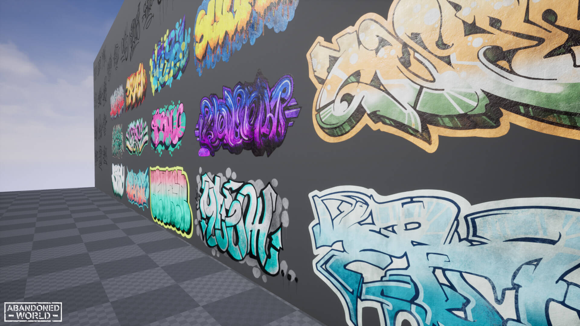 Graffiti Pack Decals IV for UE4 & Unity - 3D Material or Shader by ...