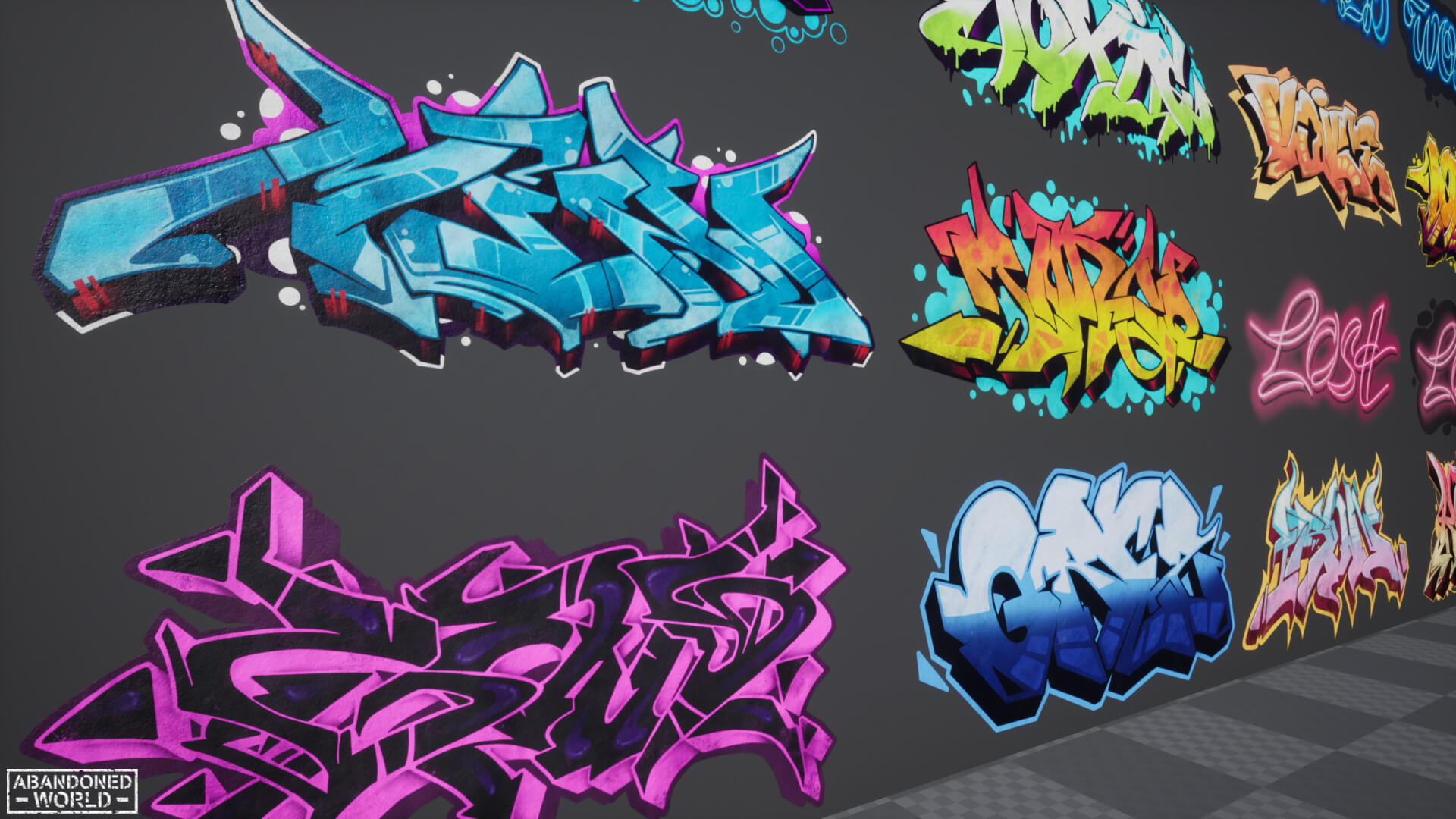 Graffiti Pack Decals V for UE4 & Unity - 3D Material or Shader by ...
