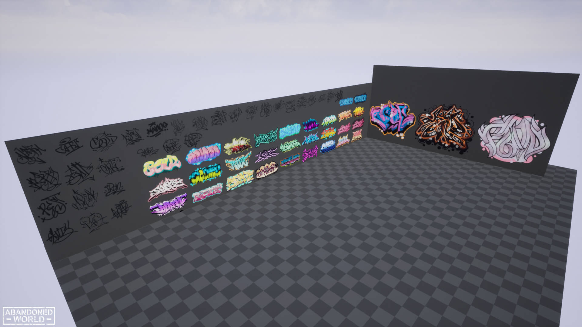 Graffiti Pack Decals V for UE4 & Unity - 3D Material or Shader by ...