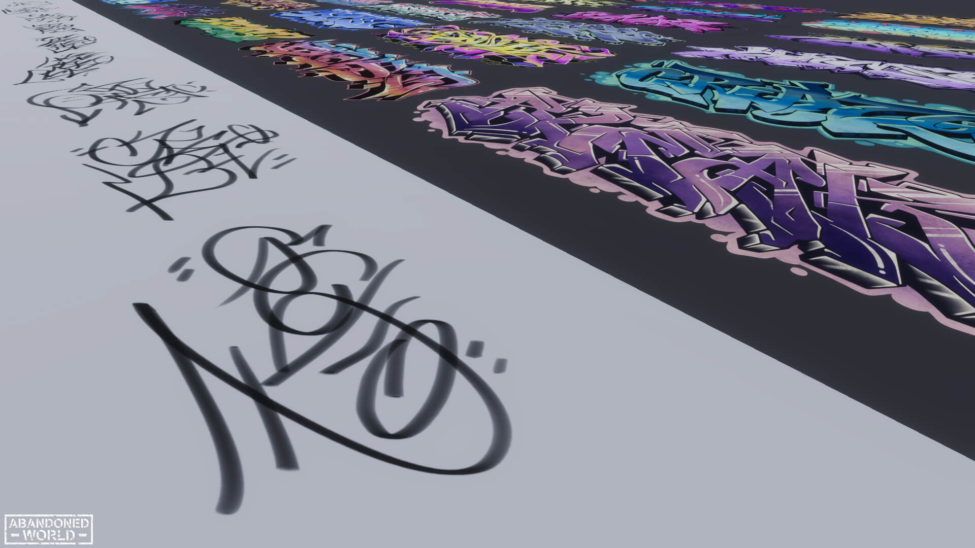 Graffiti Pack Decals VI for UE & Unity - 3D Material or Shader by ...