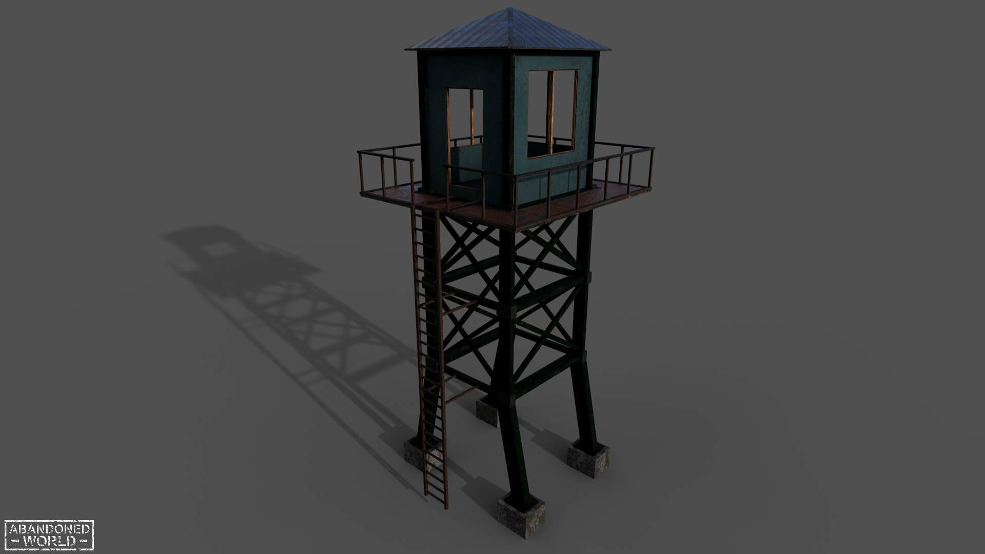 Guard Tower Metal - 3D Model by Abandoned World