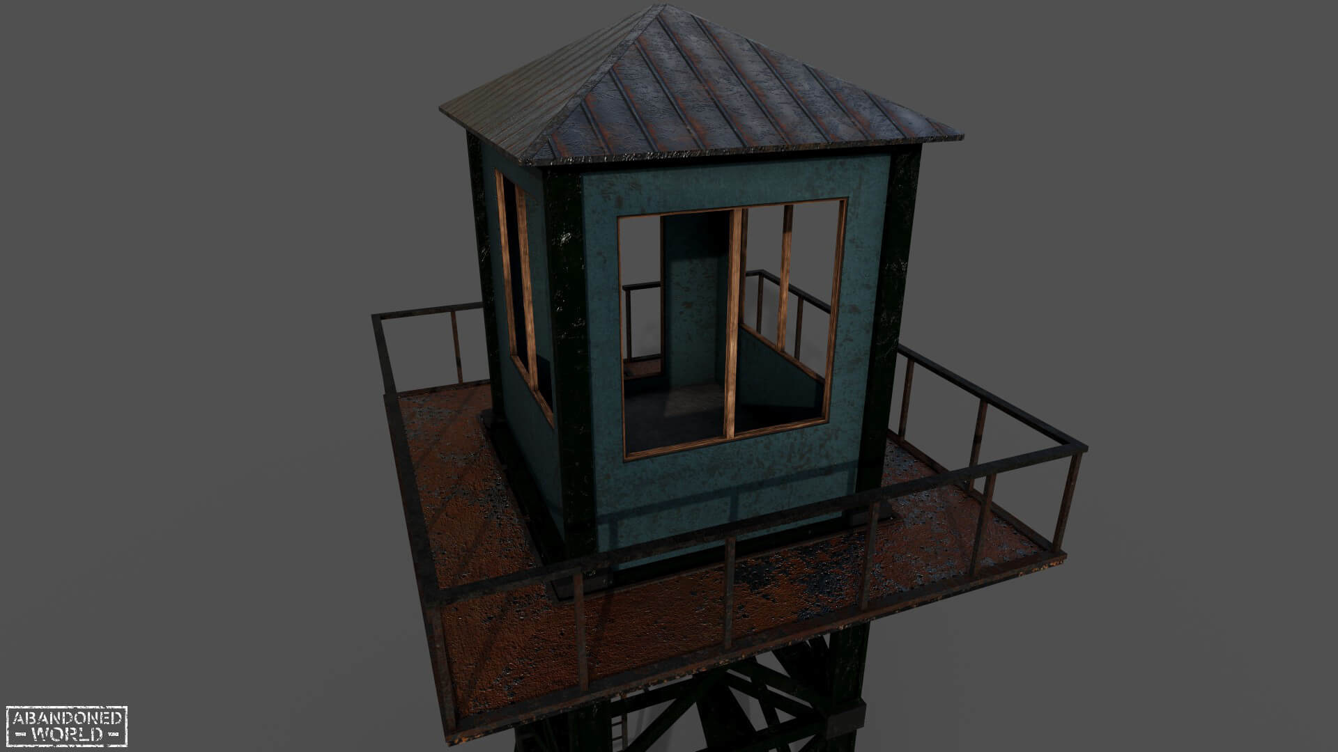 Guard Tower Metal - 3D Model by Abandoned World