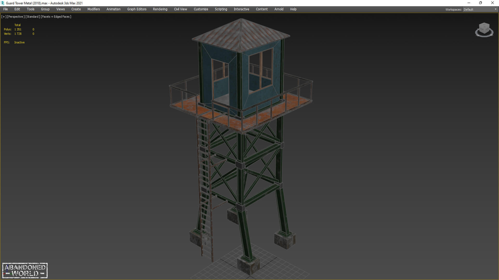 Guard Tower Metal - 3D Model by Abandoned World