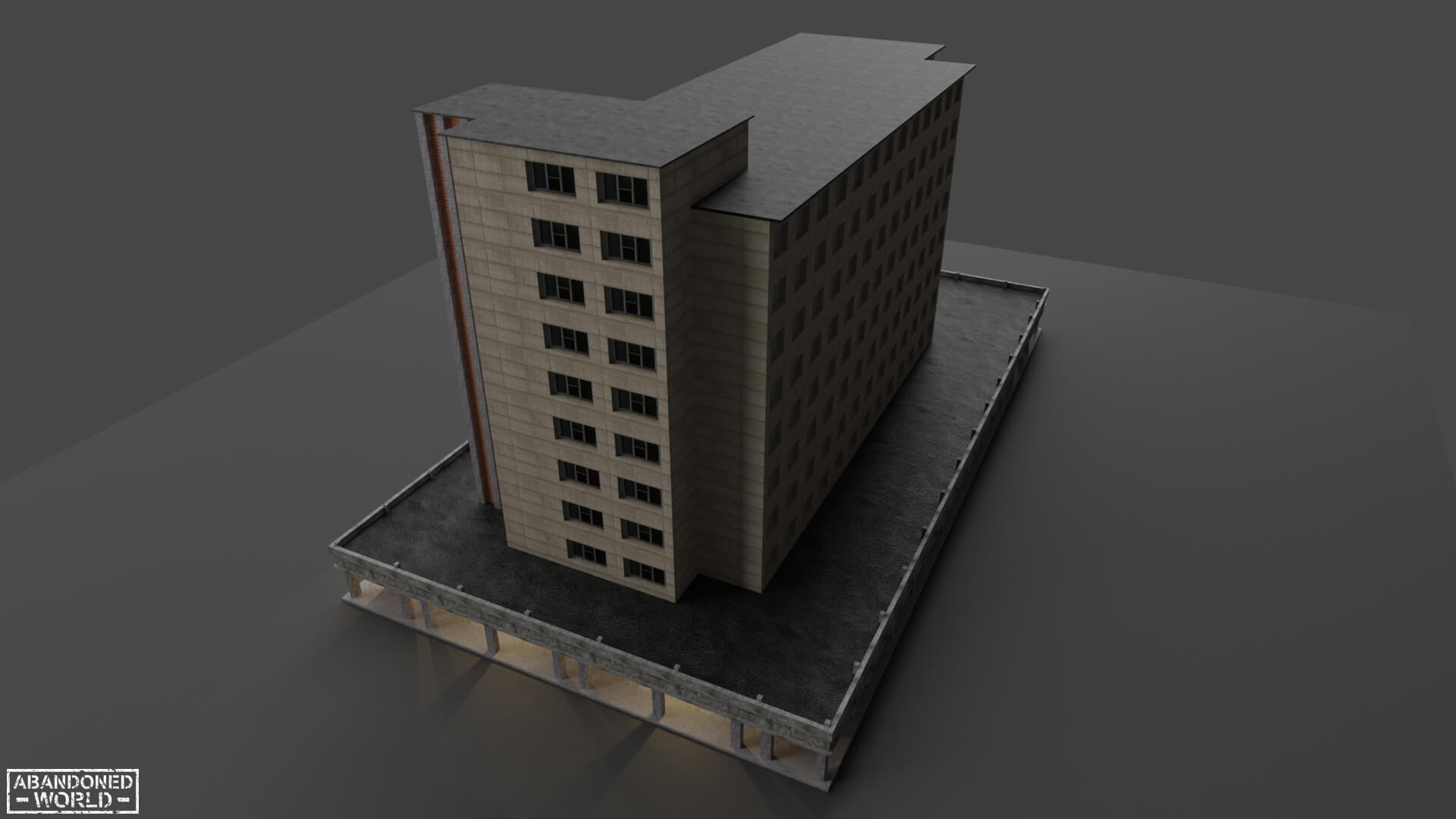 Industrial Building - 3D Model by Abandoned World
