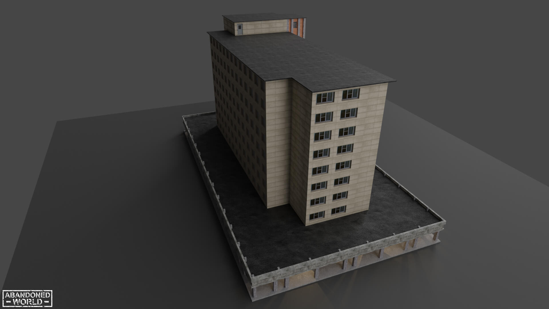 Industrial Building - 3D Model by Abandoned World