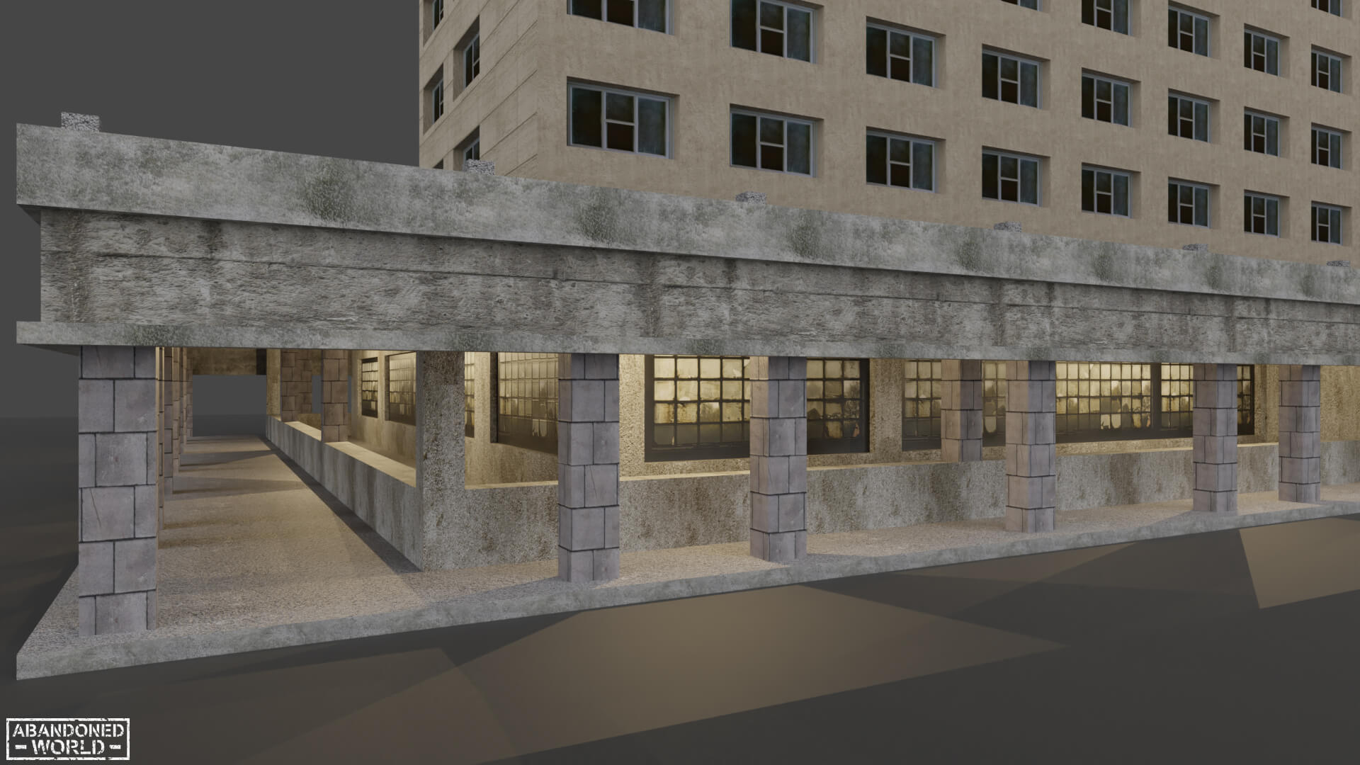 Industrial Building - 3D Model by Abandoned World