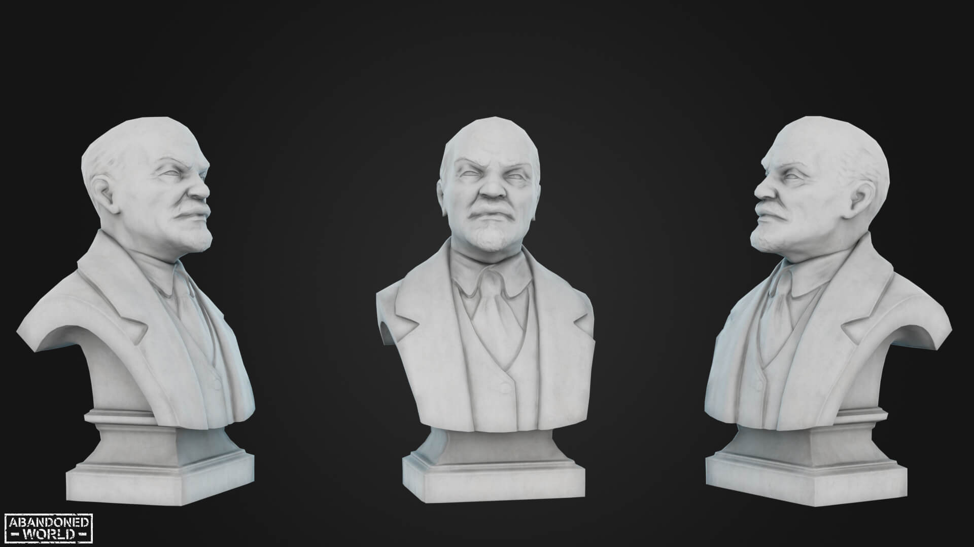 Bust of Lenin - 3D Model by Abandoned World