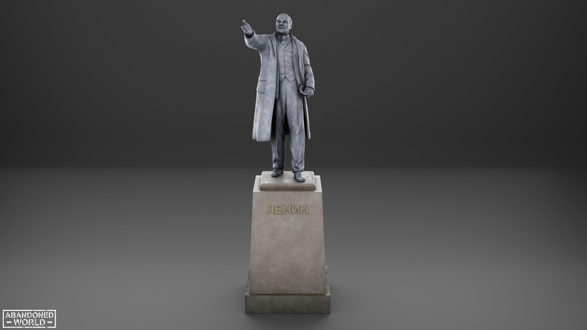 Lenin Statue - 3D Model by Abandoned World