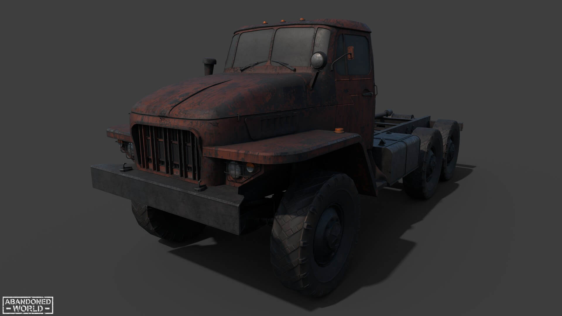 Military Truck Ural 375D - 3D Model by Abandoned World