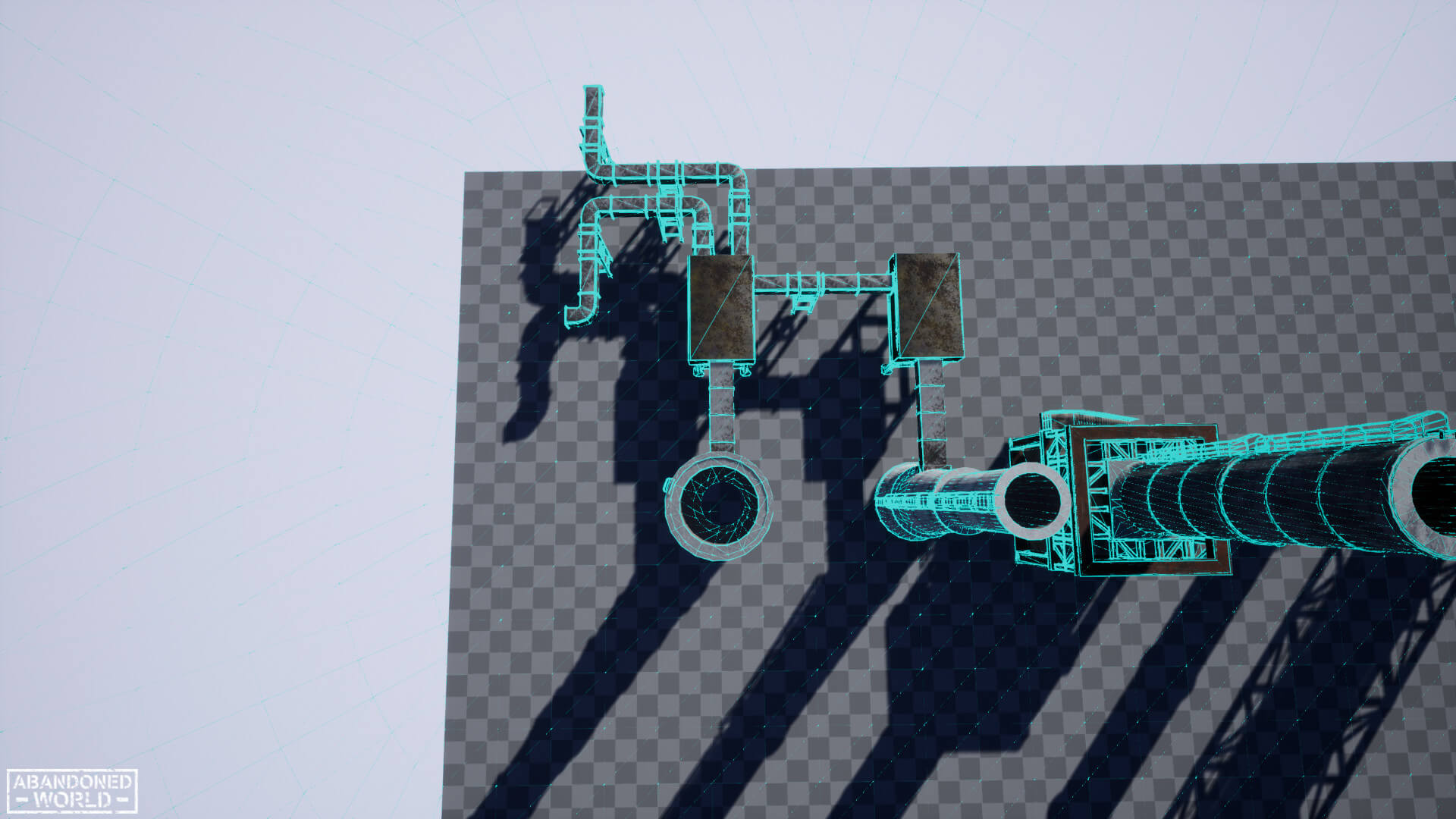 Modular Industrial Pipe for UE4 & Unity - 3D Model by Abandoned World