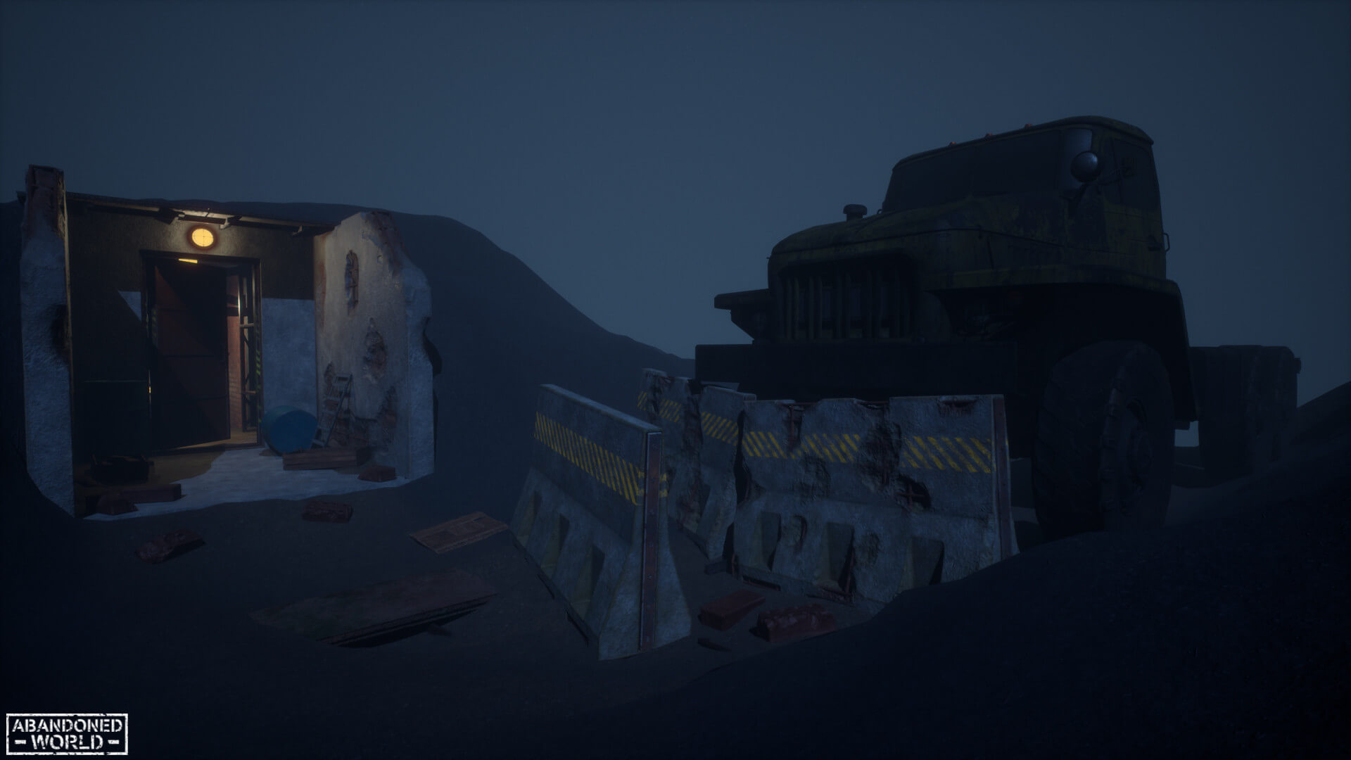 Modular Mini Bunker for UE - 3D Model by Abandoned World