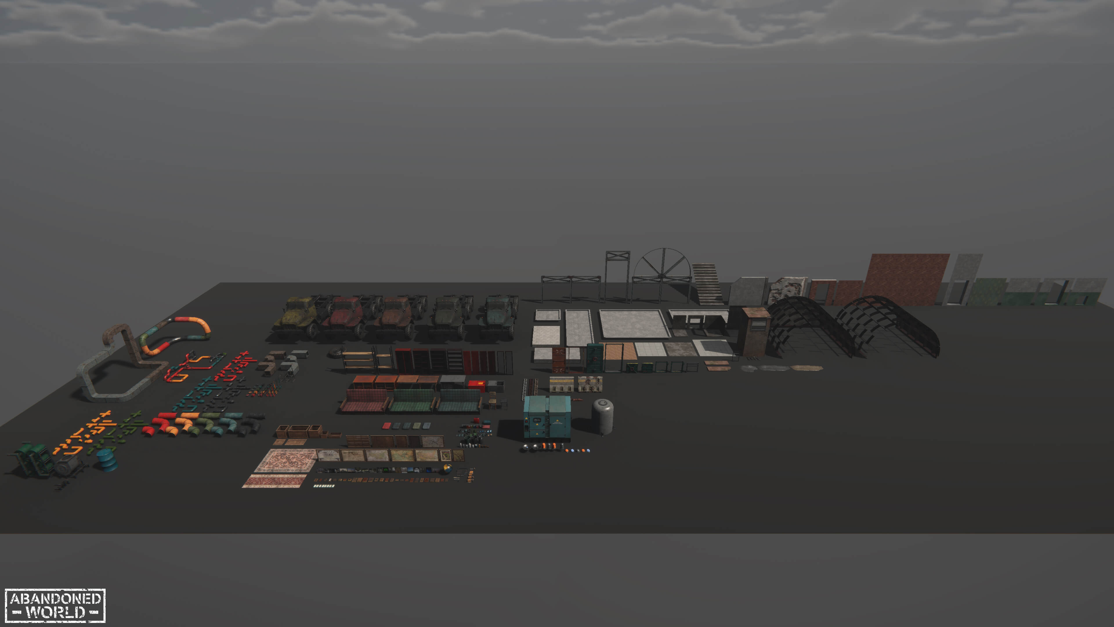 Modular Mini Bunker For Unity - 3D Model by Abandoned World