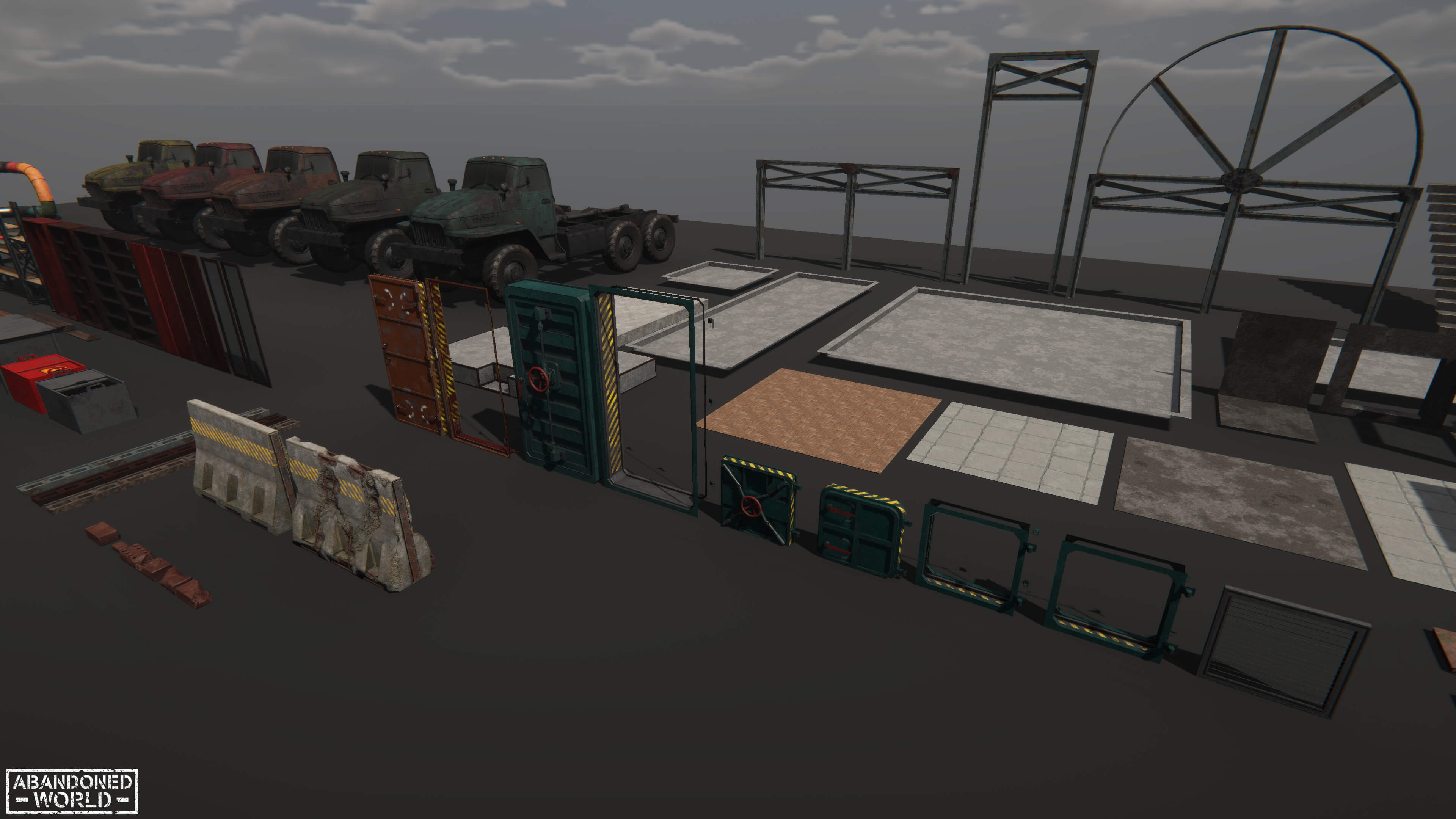 Modular Mini Bunker For Unity - 3D Model by Abandoned World