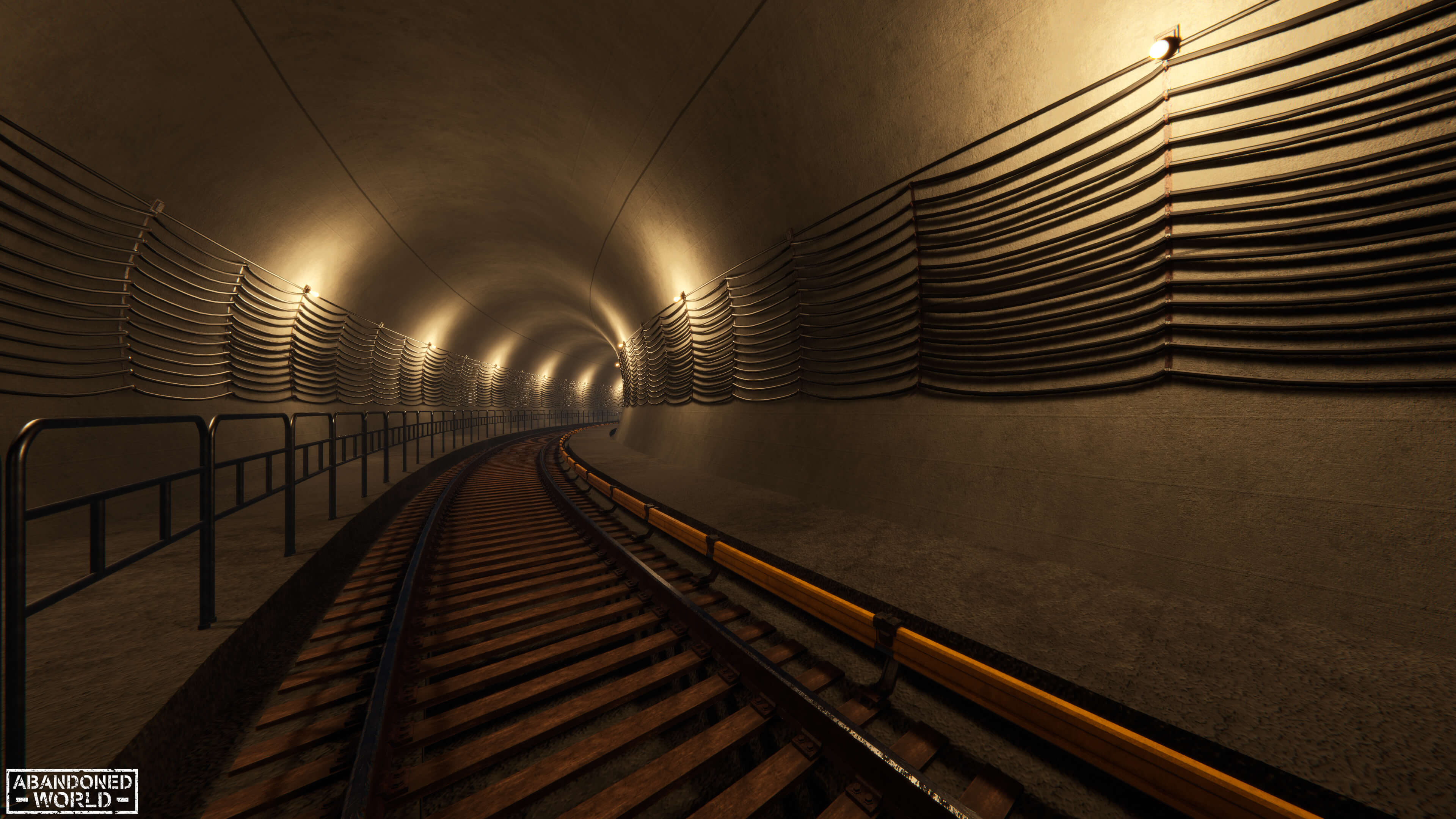 Modular Subway Tunnels for Unity - 3D Model by Abandoned World