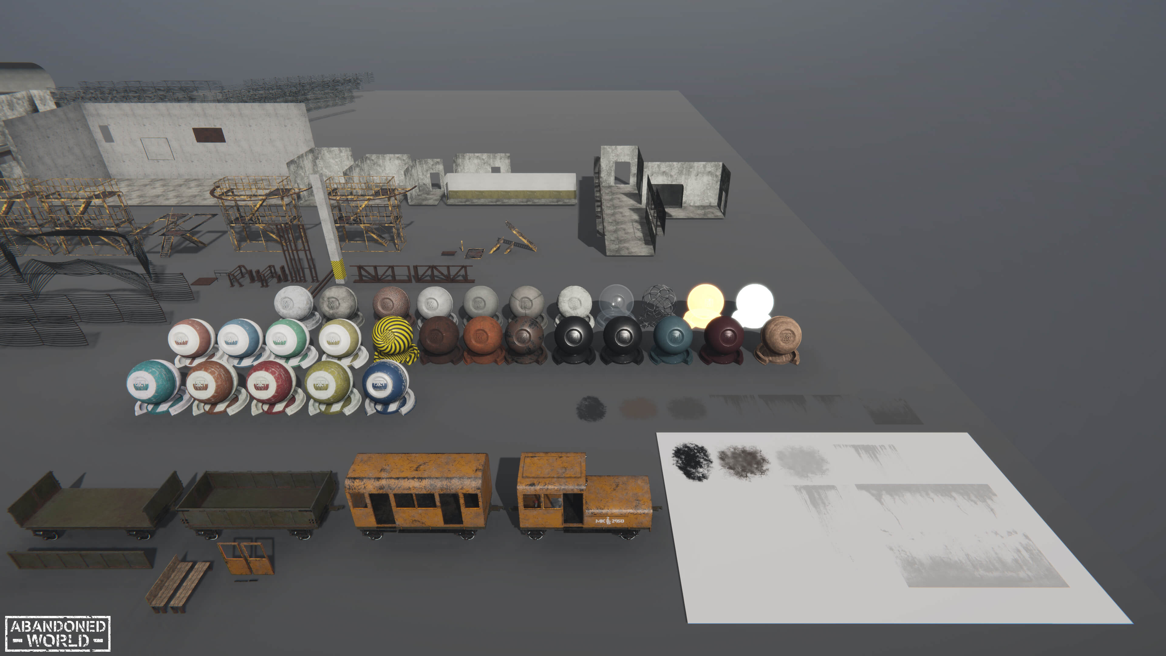 Modular Subway Tunnels for Unity - 3D Model by Abandoned World