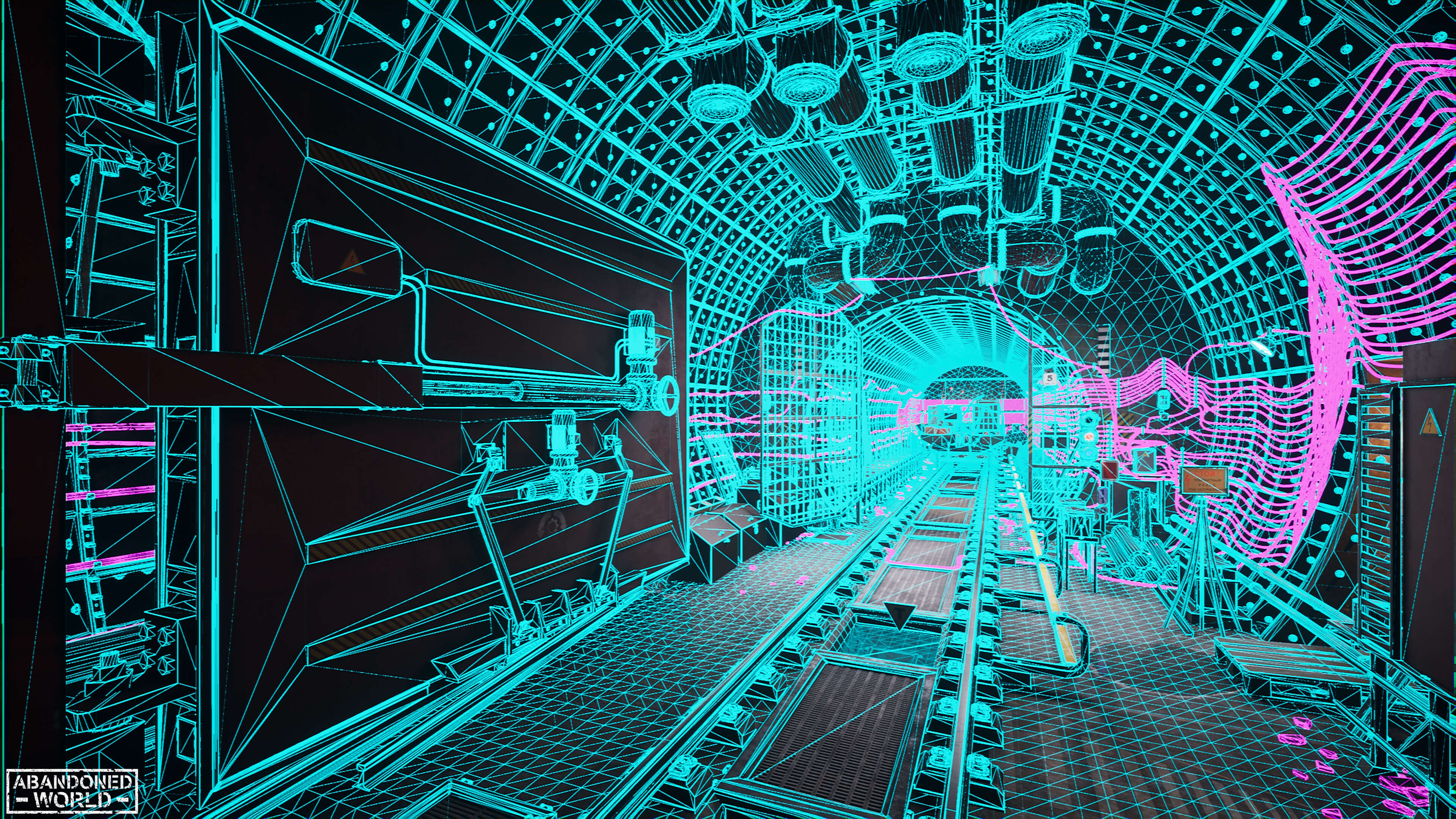 Modular Underground Tunnels - 3D Model by Abandoned World