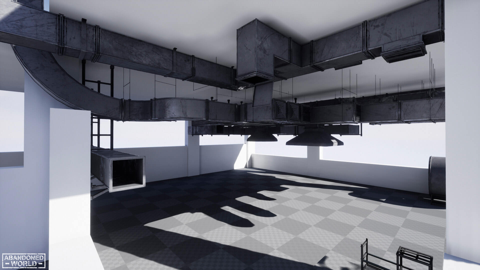 Modular Ventilation Pack for UE4 & Unity - 3D Model by Abandoned World