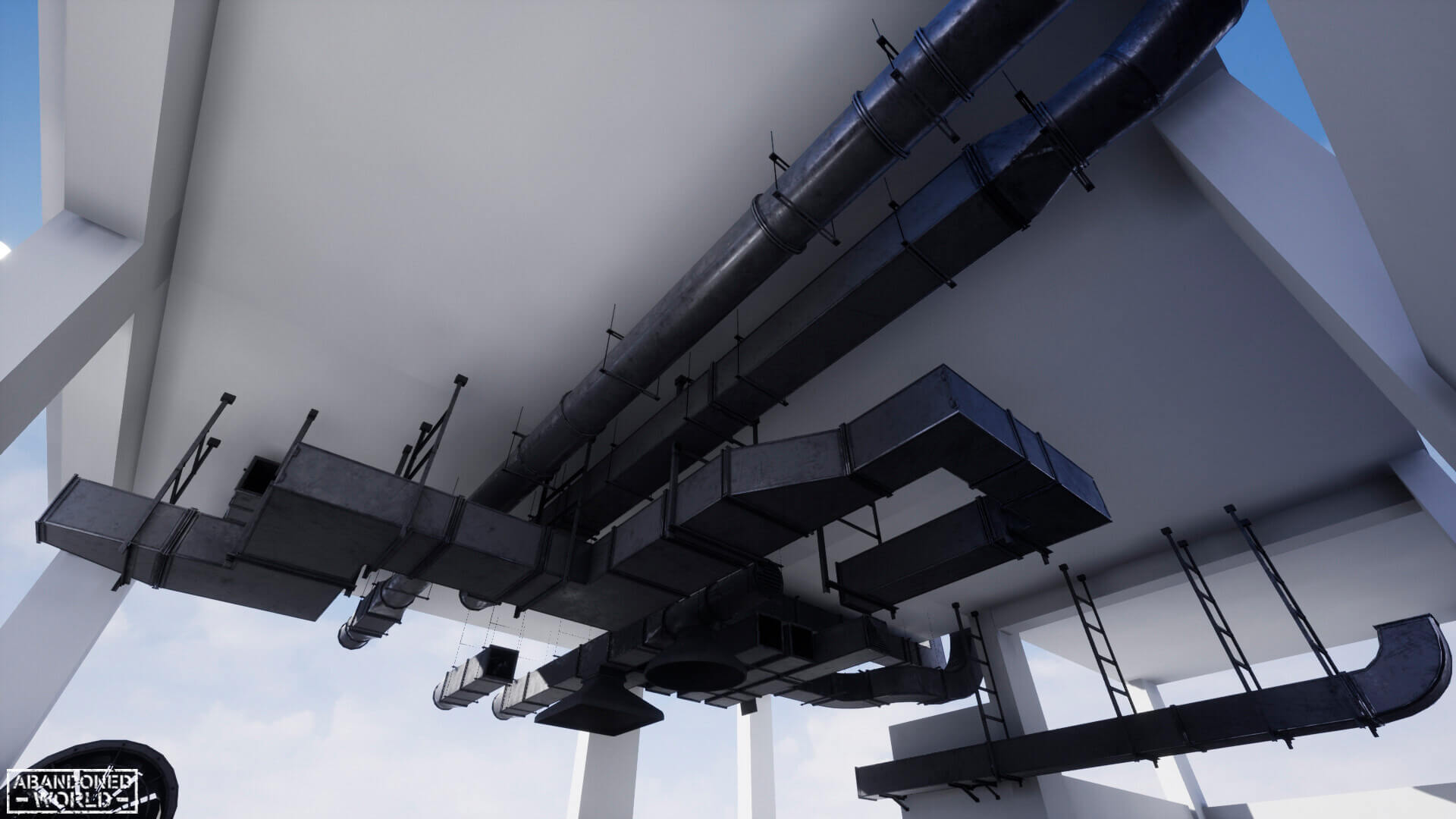 Modular Ventilation Pack for UE4 & Unity - 3D Model by Abandoned World