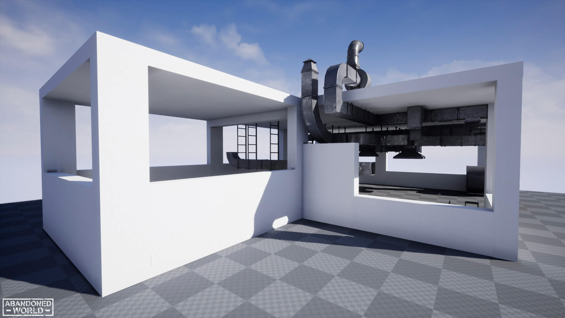 Modular Ventilation Pack for UE4 & Unity - 3D Model by Abandoned World