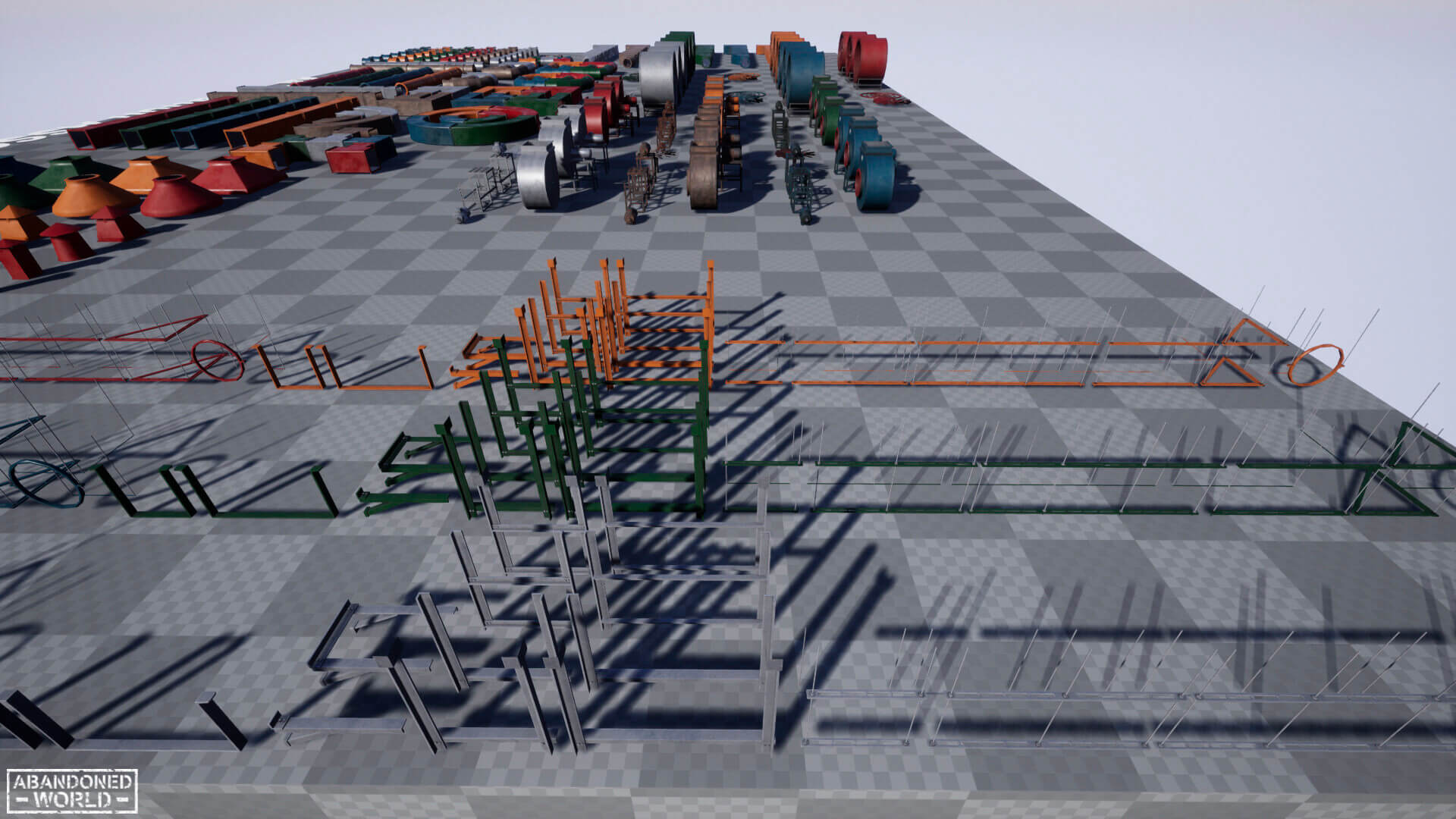 Modular Ventilation Pack for UE4 & Unity - 3D Model by Abandoned World