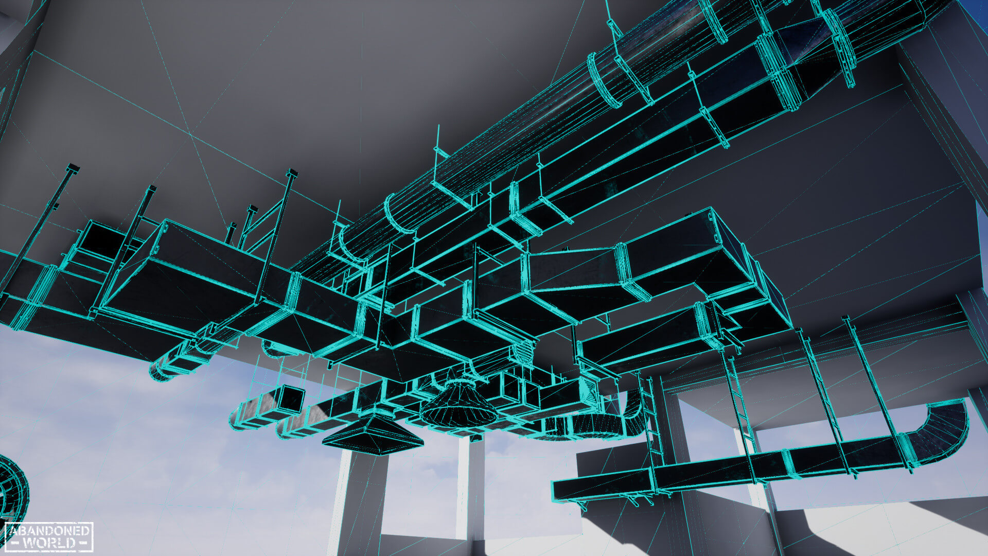 Modular Ventilation Pack for UE4 & Unity - 3D Model by Abandoned World