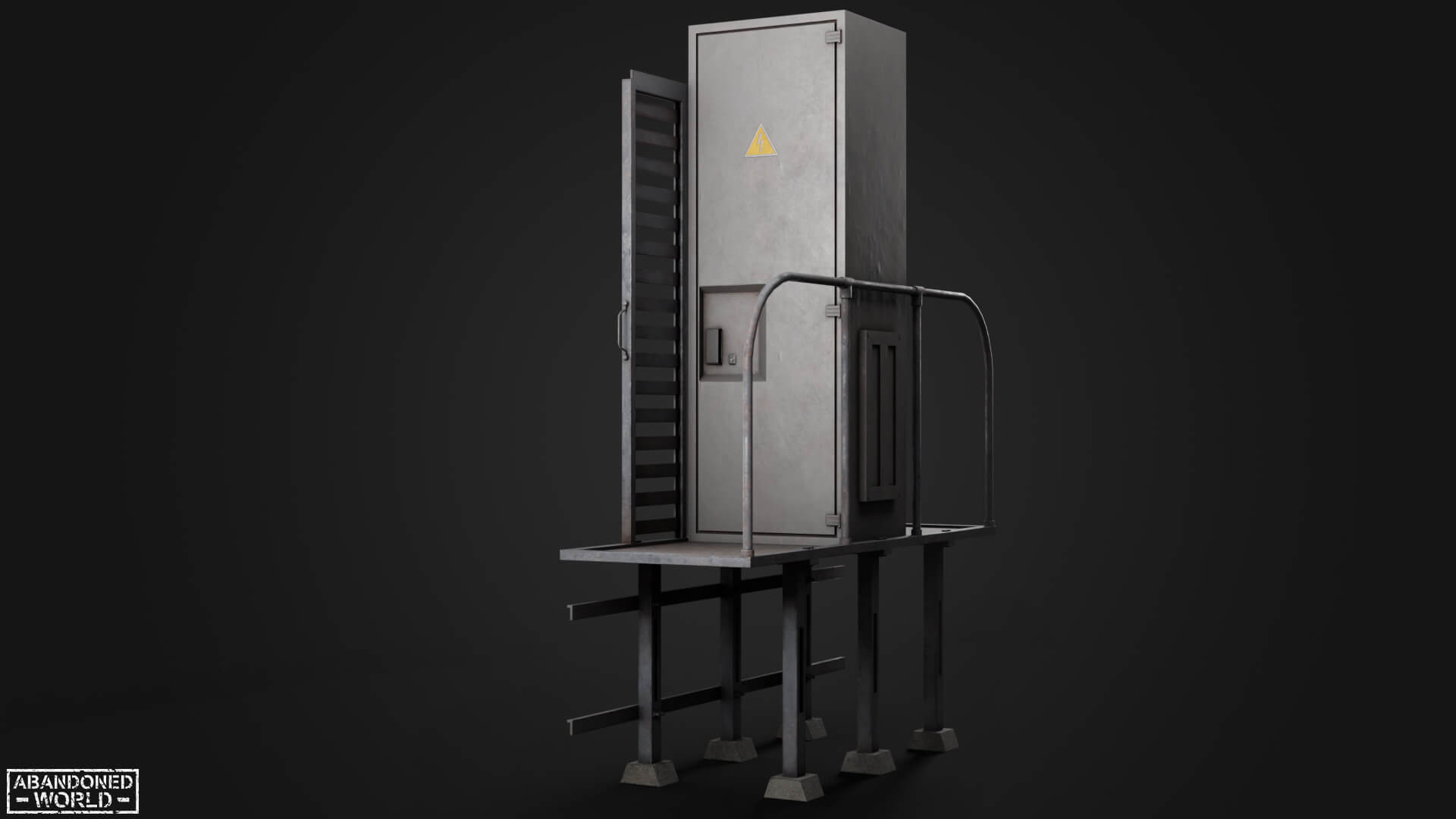 Old Electrical Boxes Set - 3D Model by Abandoned World