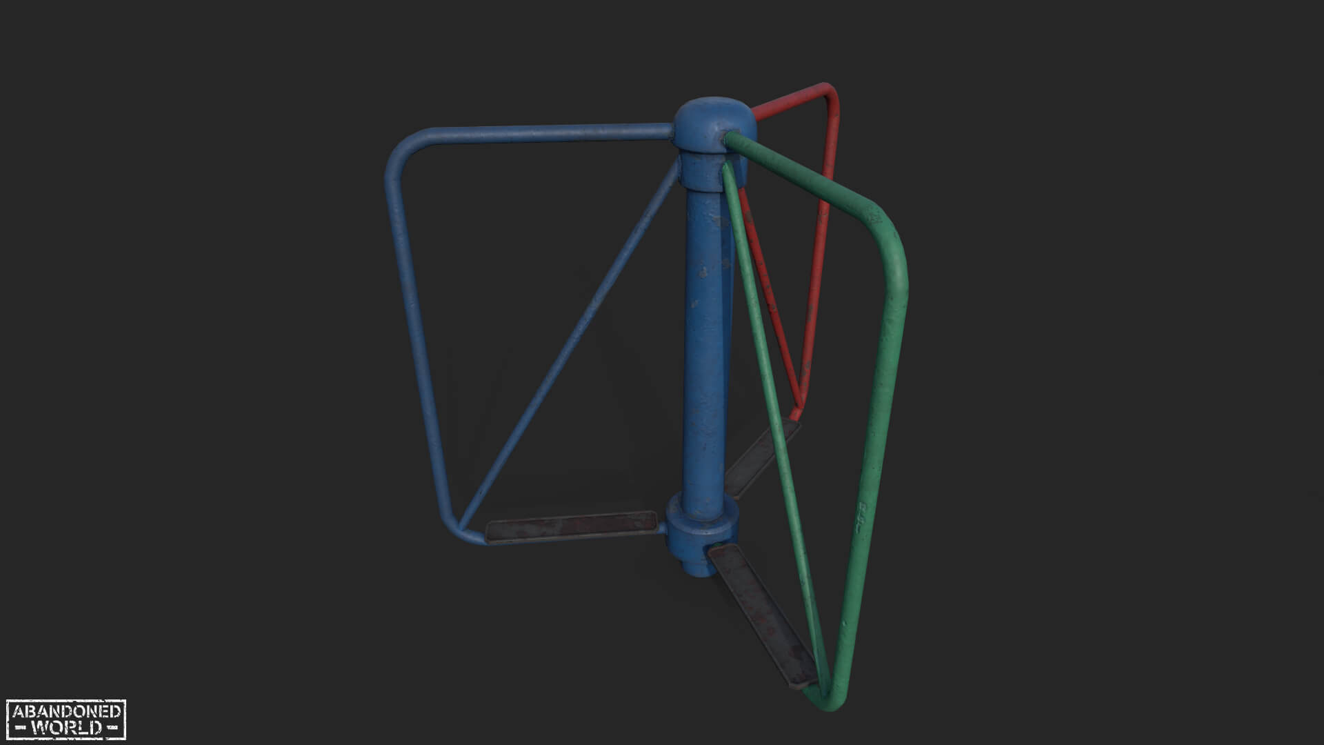 Old Playground Props Set Vol.2 - 3D Model by Abandoned World