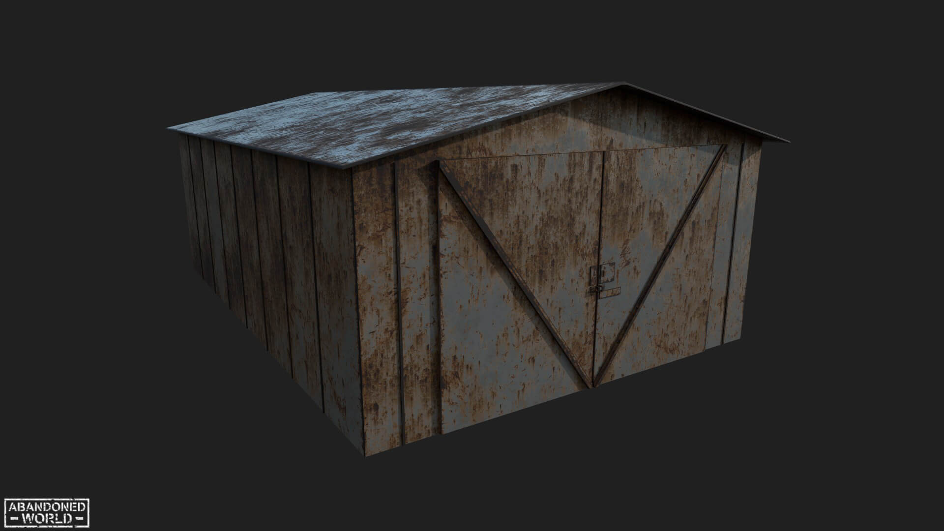 Old Small Buildings for UE4 & Unity - 3D Model by Abandoned World