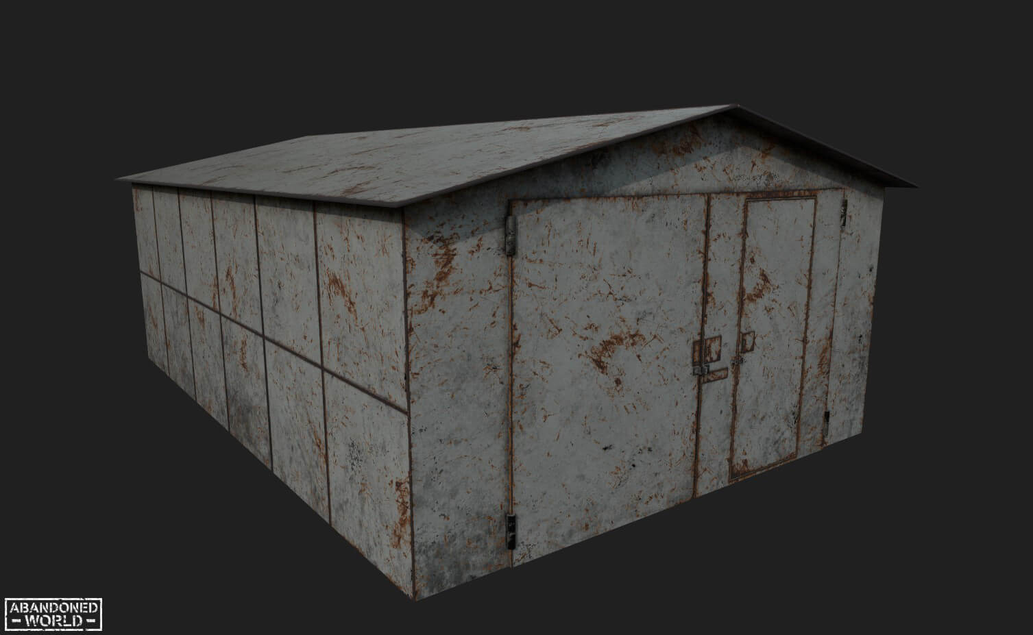 Old Small Buildings for UE4 & Unity - 3D Model by Abandoned World